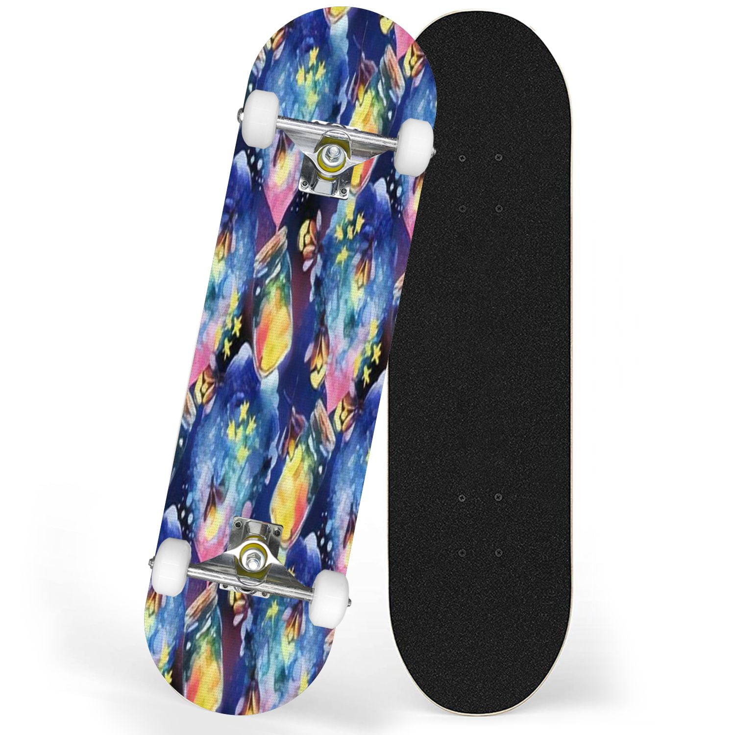 31'' Complete Skateboard 7 Layer Canadian Maple Double Kick Deck ...