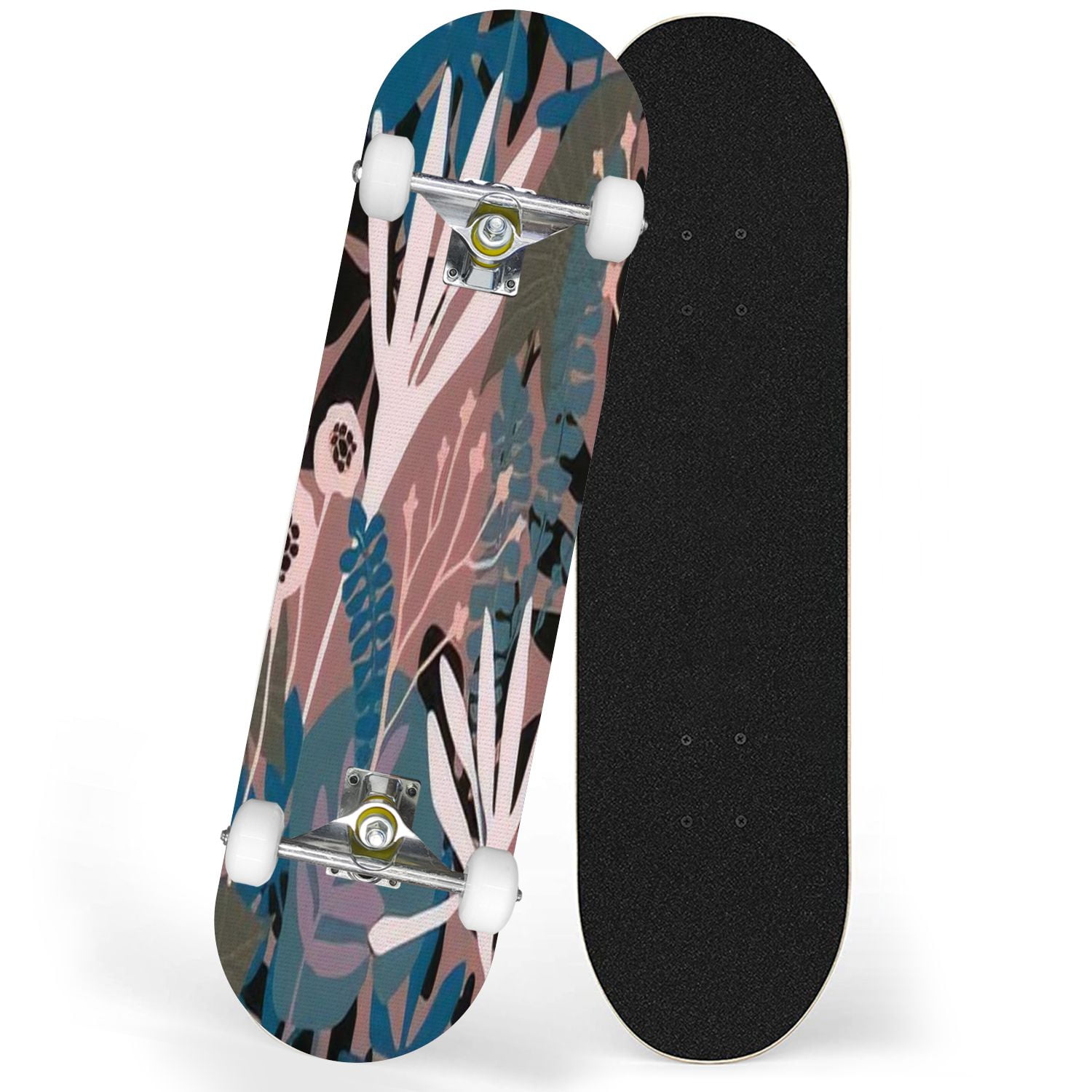 31'' Complete Skateboard 7 Layer Canadian Maple Double Kick Deck ...