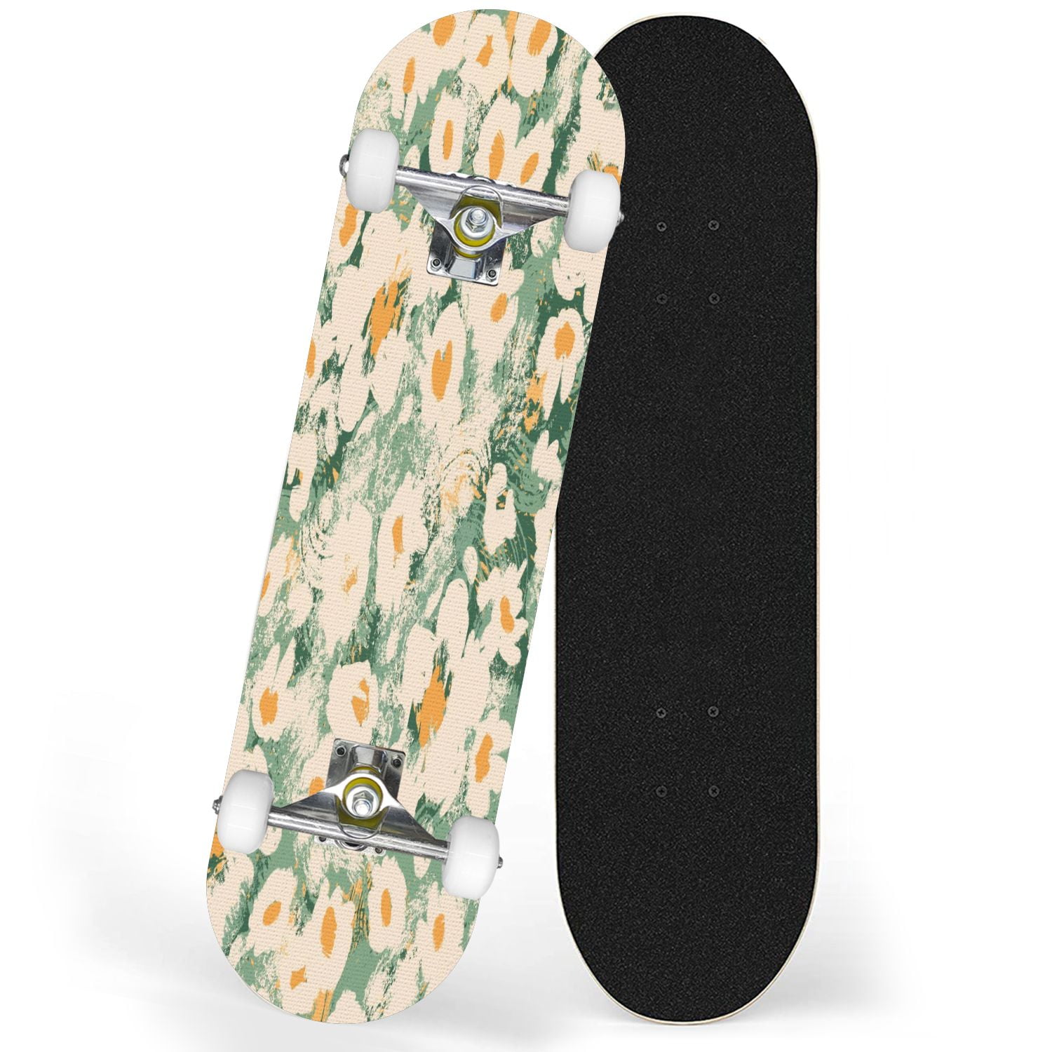31'' Complete Skateboard 7 Layer Canadian Maple Double Kick Deck ...