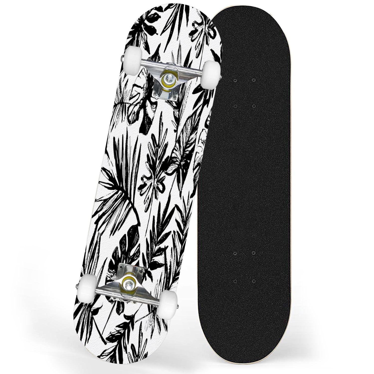 31'' Complete Skateboard 7 Layer Canadian Maple Double Kick Deck ...