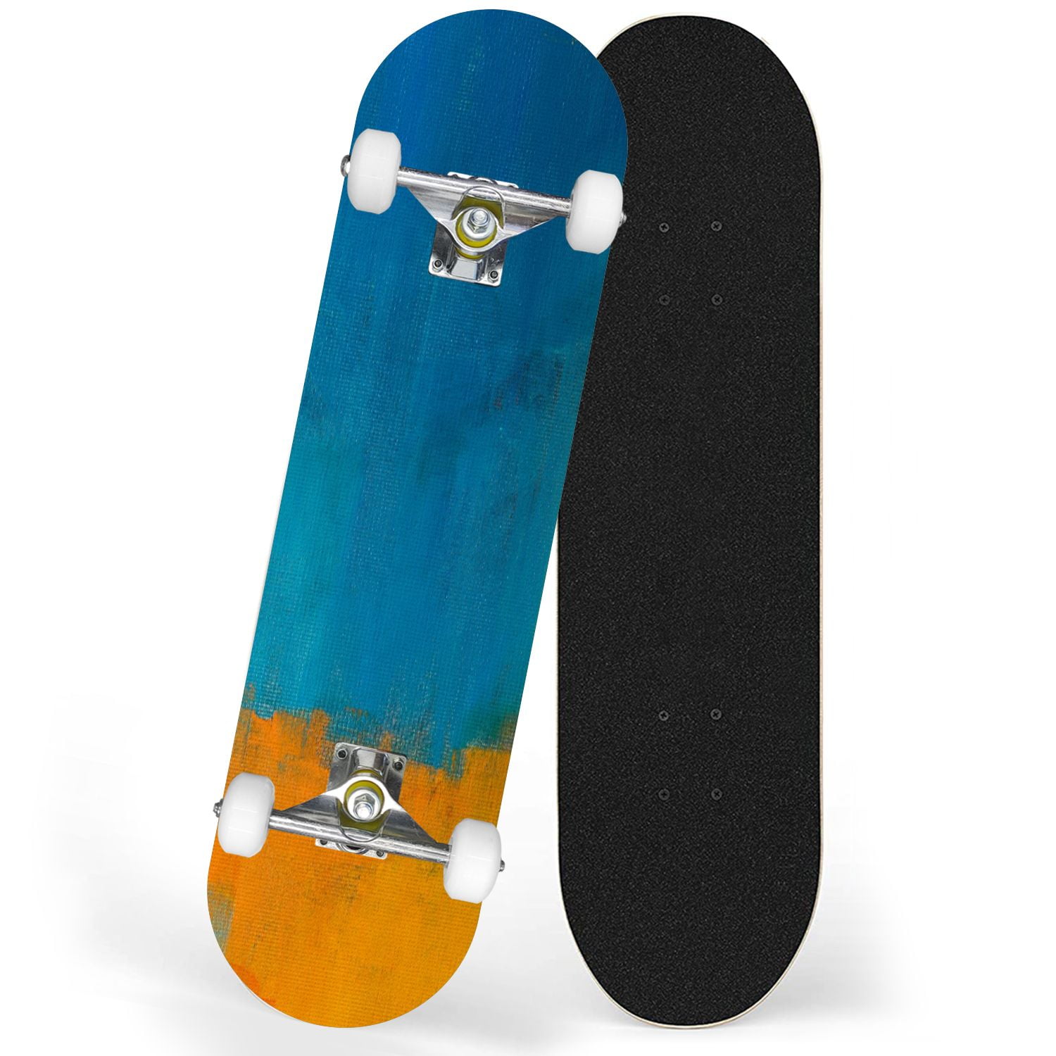 31'' Complete Skateboard 7 Layer Canadian Maple Double Kick Deck ...