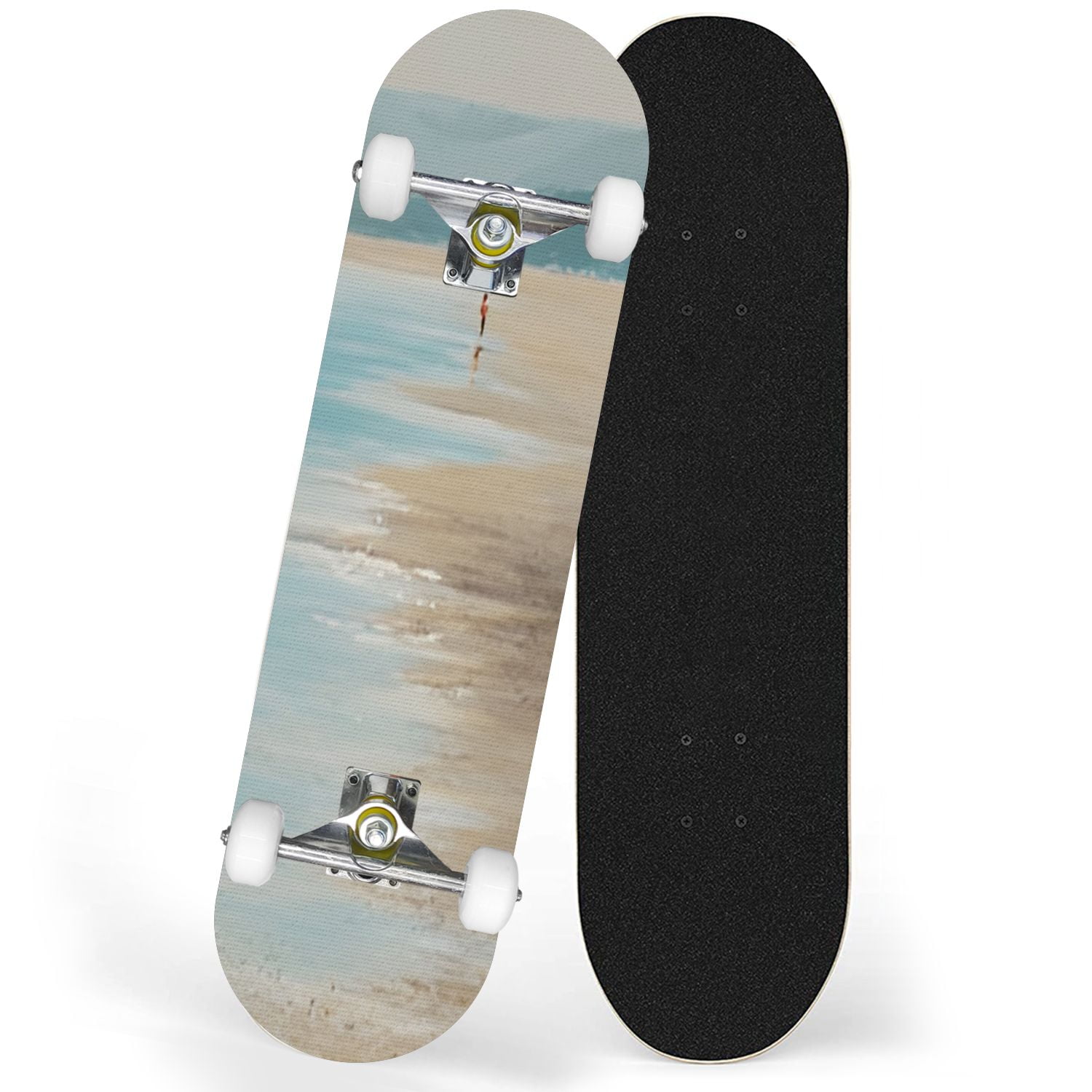 31'' Complete Skateboard 7 Layer Canadian Maple Double Kick Deck ...