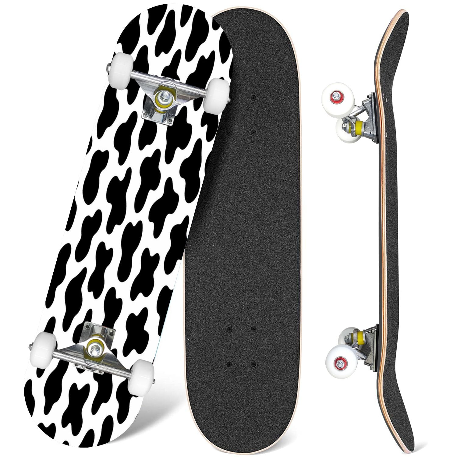 31'' Complete Skateboard 7 Layer Canadian Maple Double Kick Deck ...