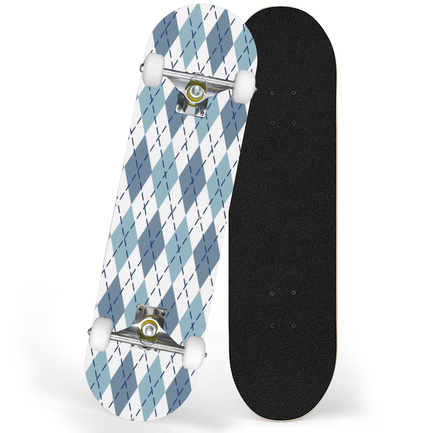 31'' Complete Skateboard 7 Layer Canadian Maple Double Kick Deck ...
