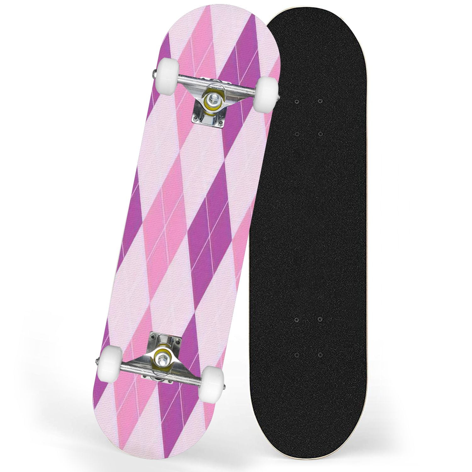 31'' Complete Skateboard 7 Layer Canadian Maple Double Kick Deck ...