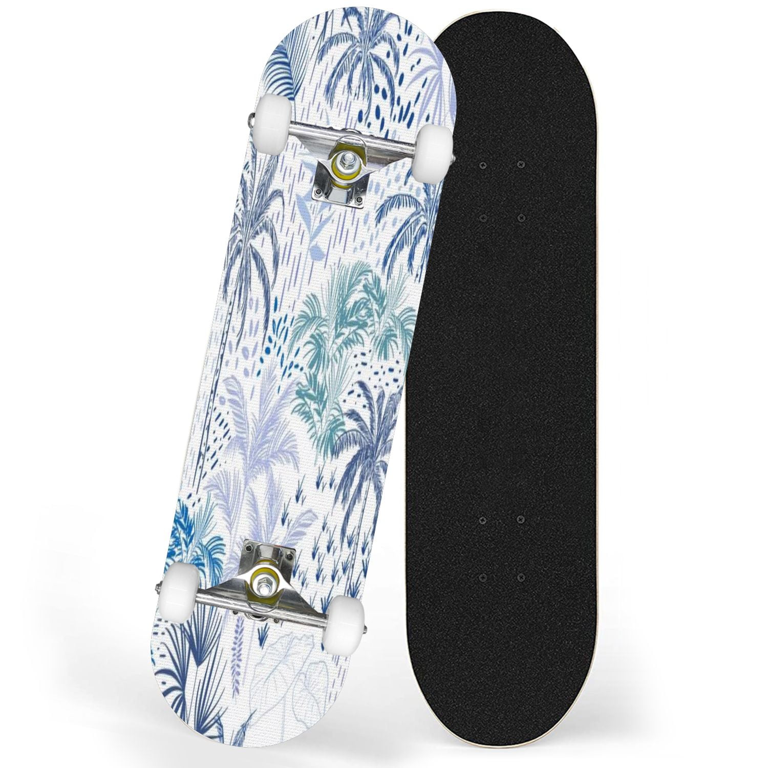 31'' Complete Skateboard 7 Layer Canadian Maple Double Kick Deck ...