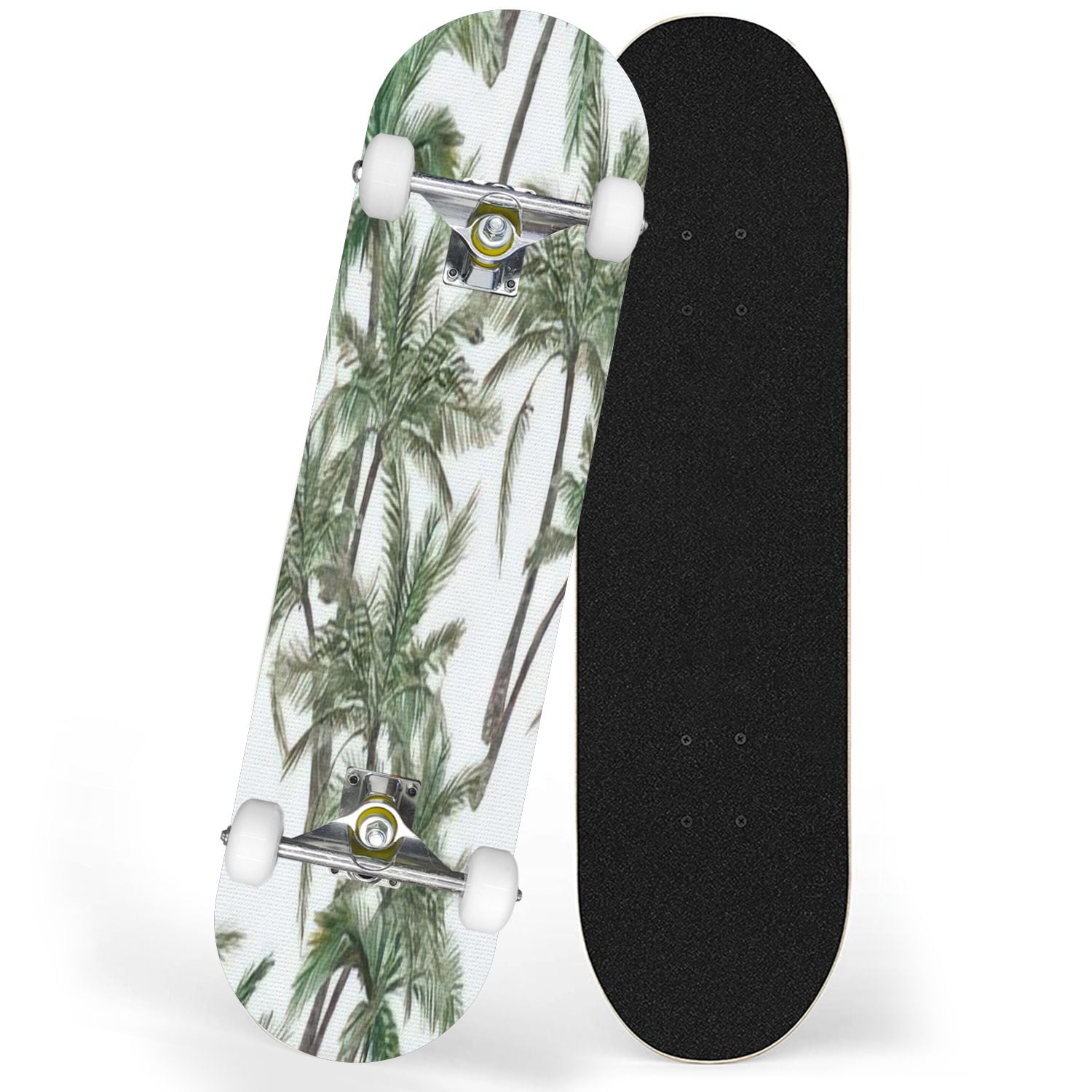 31'' Complete Skateboard 7 Layer Canadian Maple Double Kick Deck ...