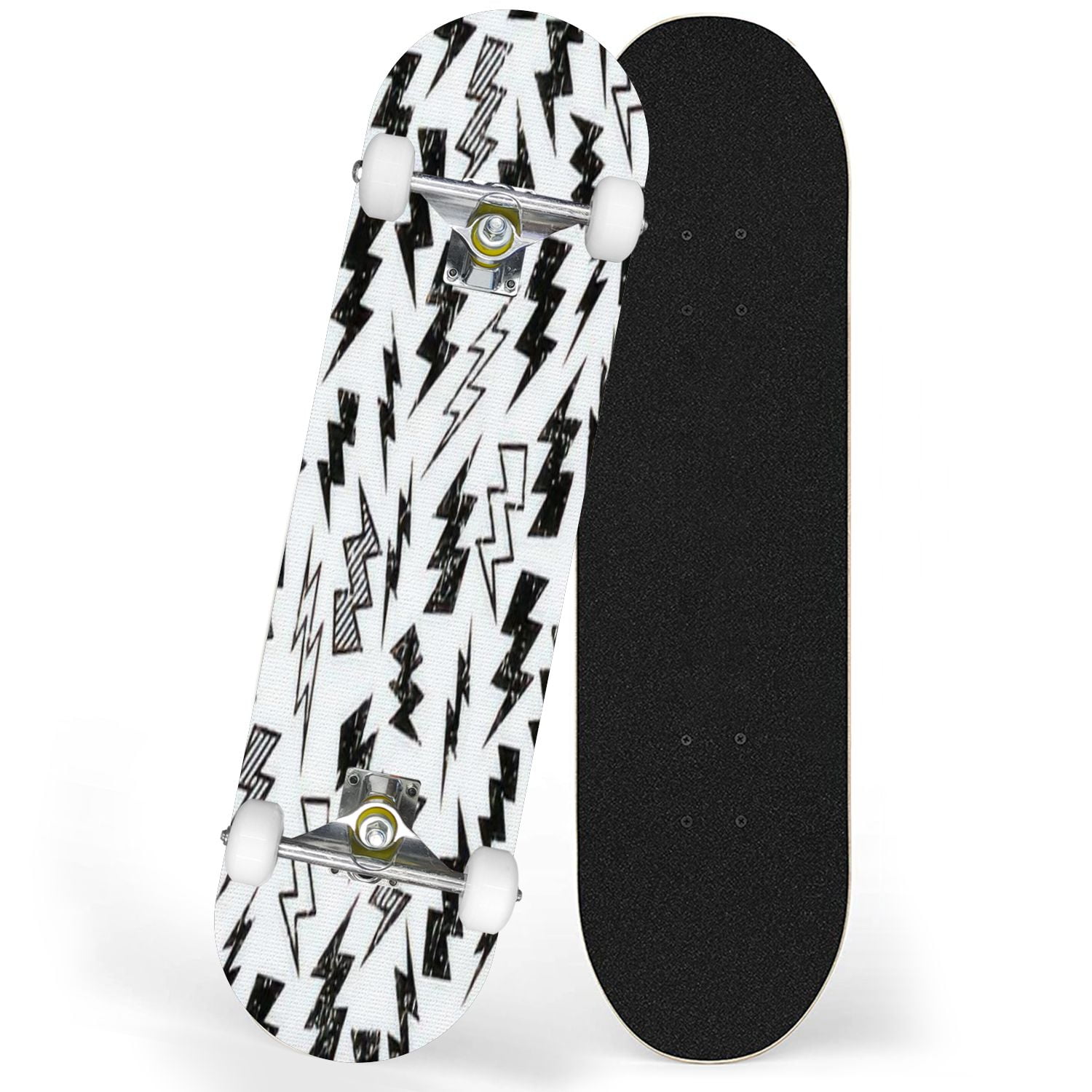 31'' Complete Skateboard 7 Layer Canadian Maple Double Kick Deck ...