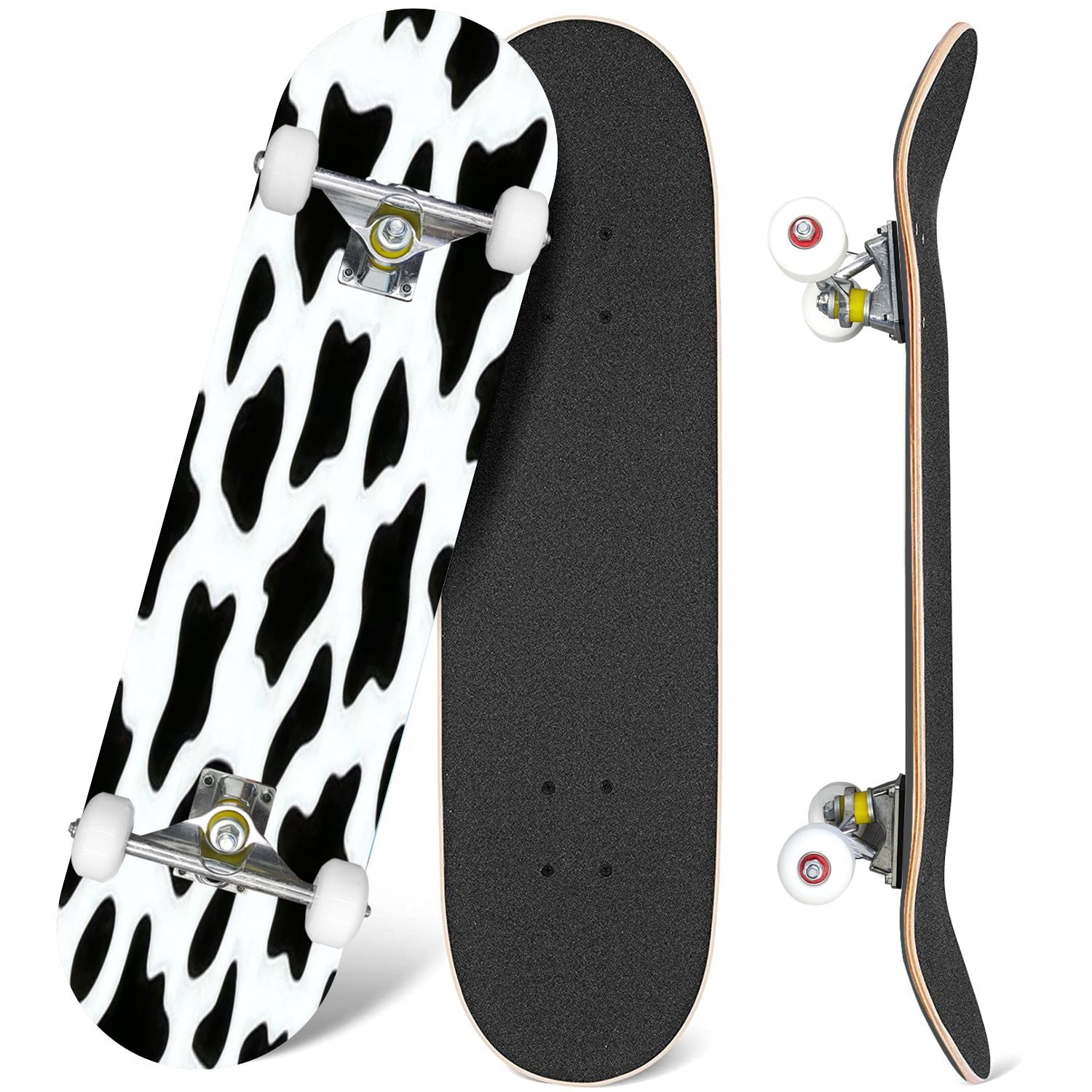 31'' Complete Skateboard 7 Layer Canadian Maple Double Kick Deck ...