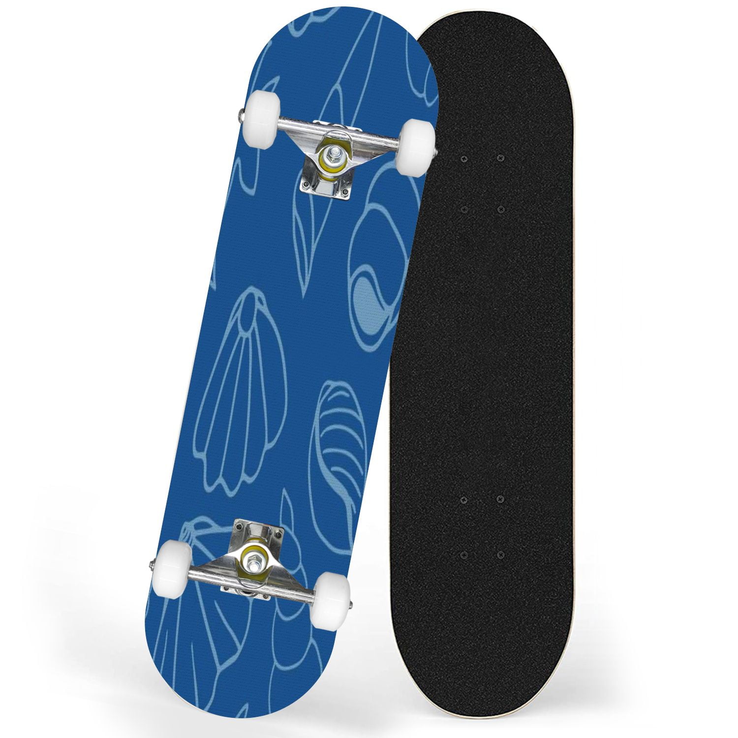 31'' Complete Skateboard 7 Layer Canadian Maple Double Kick Deck ...