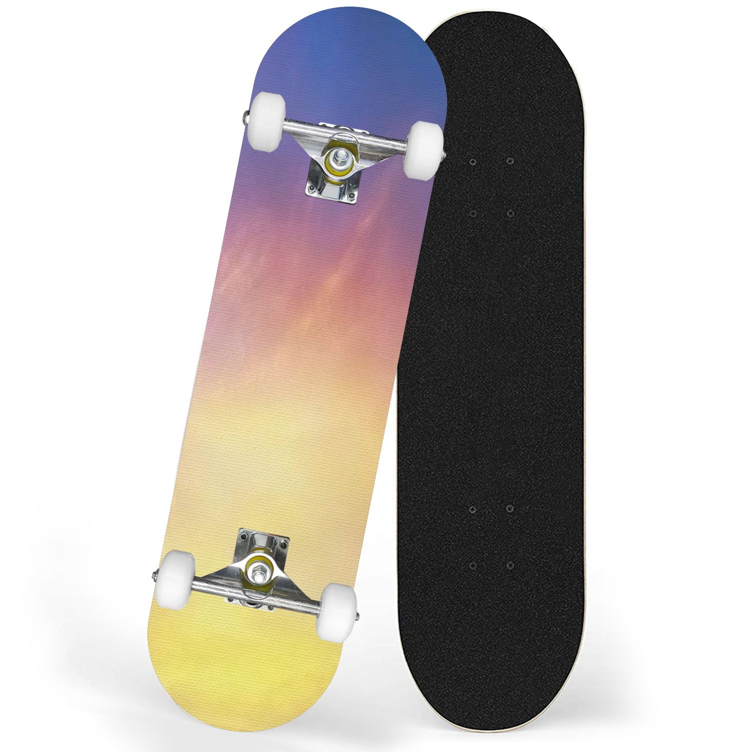 31'' Complete Skateboard 7 Layer Canadian Maple Double Kick Deck ...