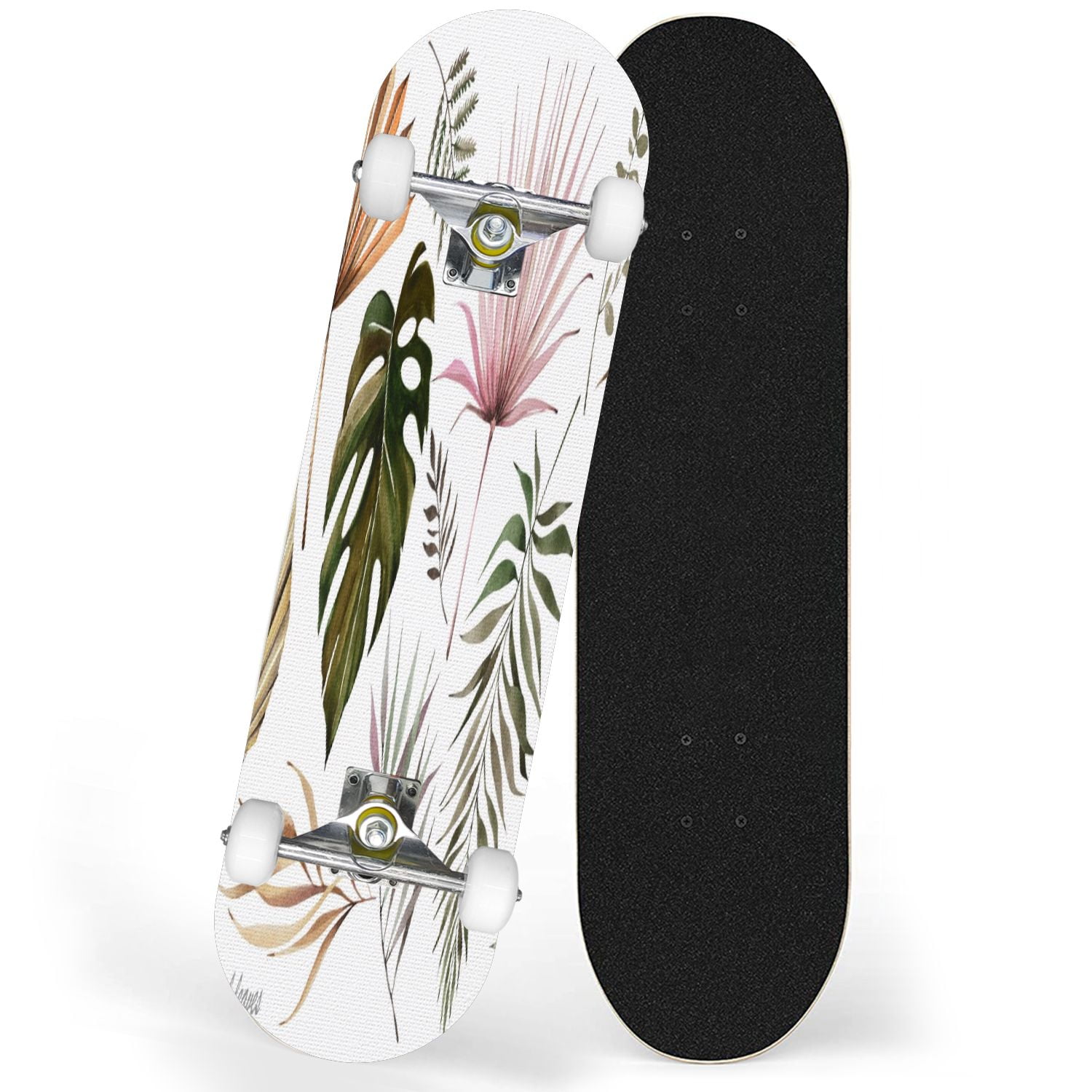 31'' Complete Skateboard 7 Layer Canadian Maple Double Kick Deck ...