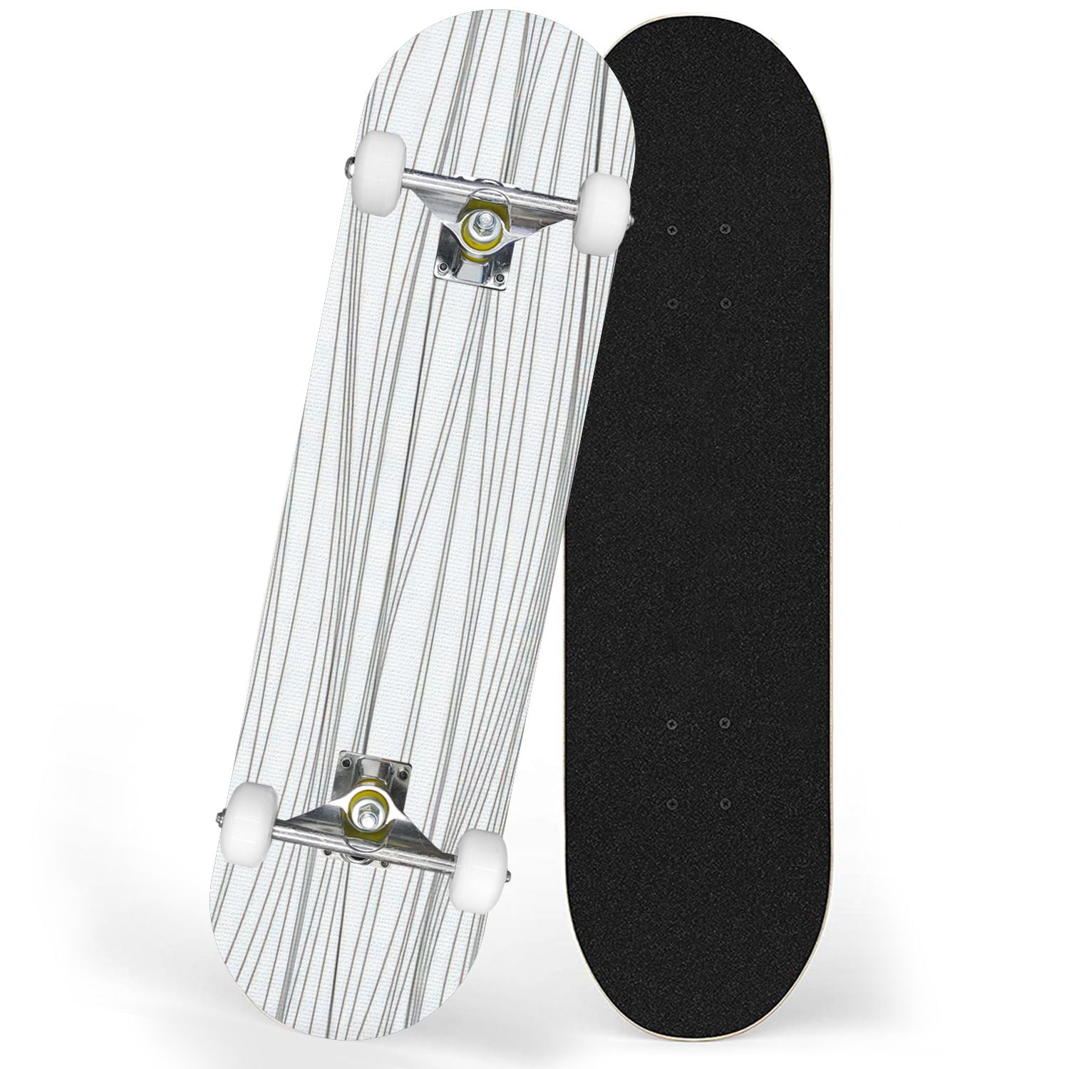 31'' Complete Skateboard 7 Layer Canadian Maple Double Kick Deck ...