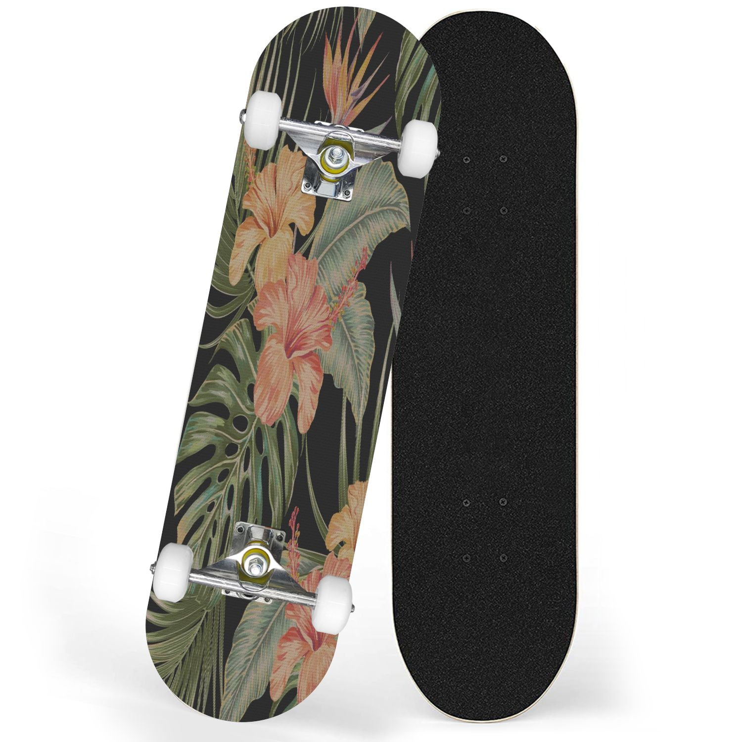 31'' Complete Skateboard 7 Layer Canadian Maple Double Kick Deck ...