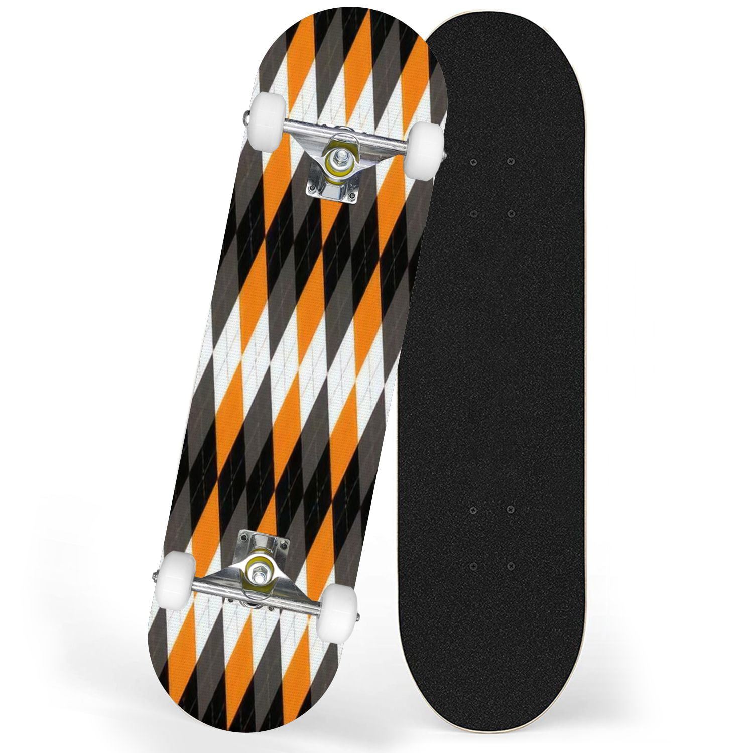 31'' Complete Skateboard 7 Layer Canadian Maple Double Kick Deck ...