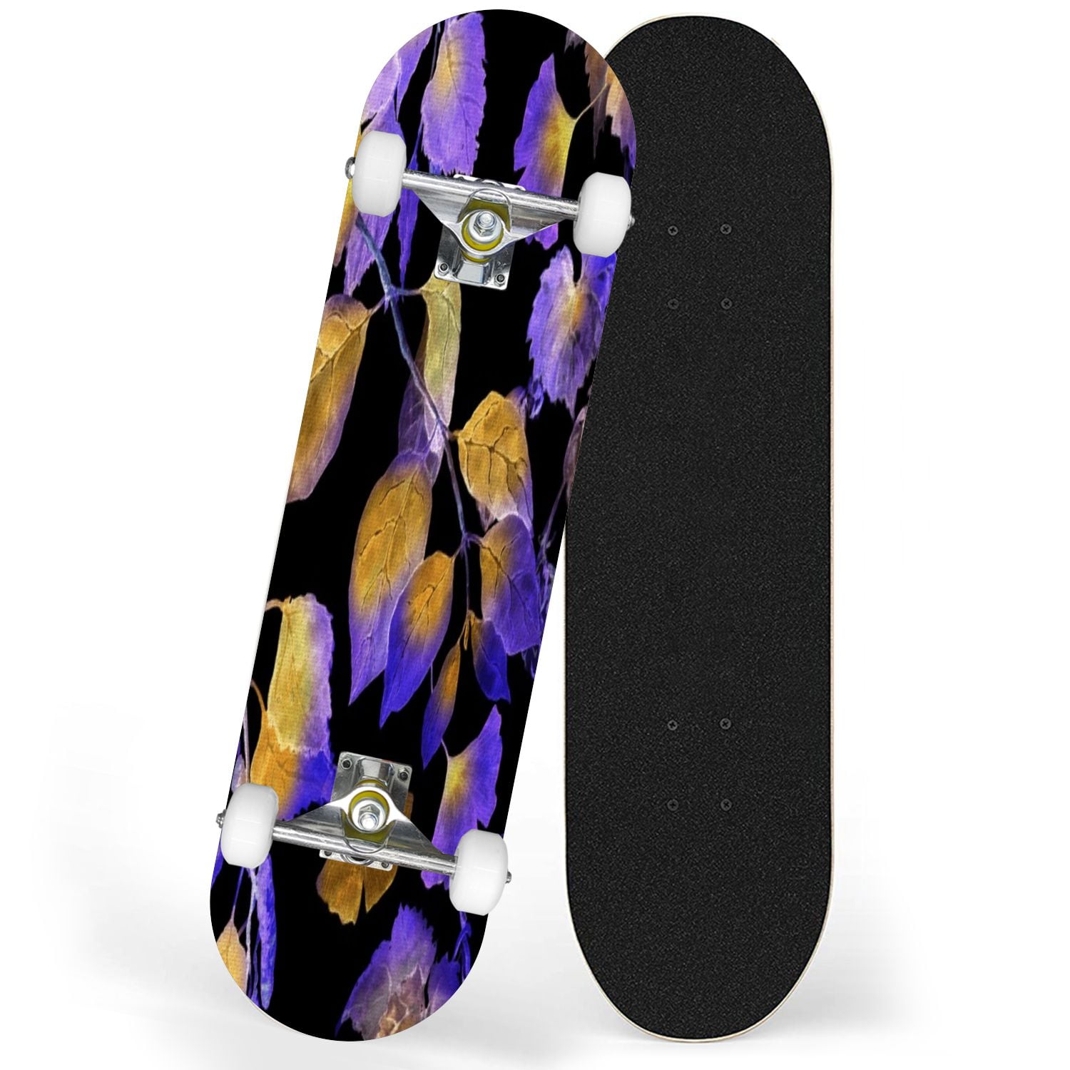 31'' Complete Skateboard 7 Layer Canadian Maple Double Kick Deck ...