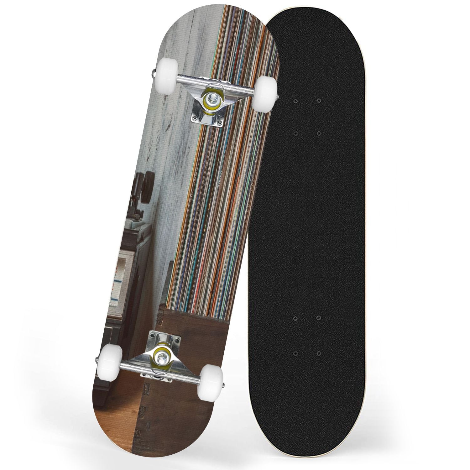 31'' Complete Skateboard 7 Layer Canadian Maple Double Kick Deck ...