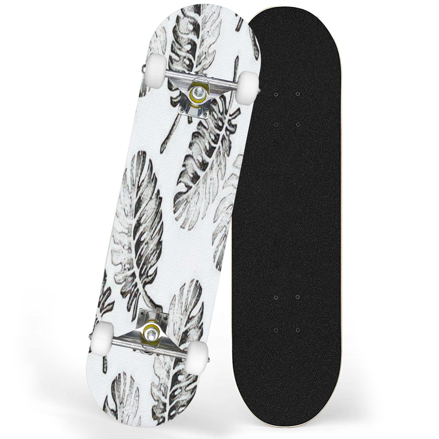 31'' Complete Skateboard 7 Layer Canadian Maple Double Kick Deck ...