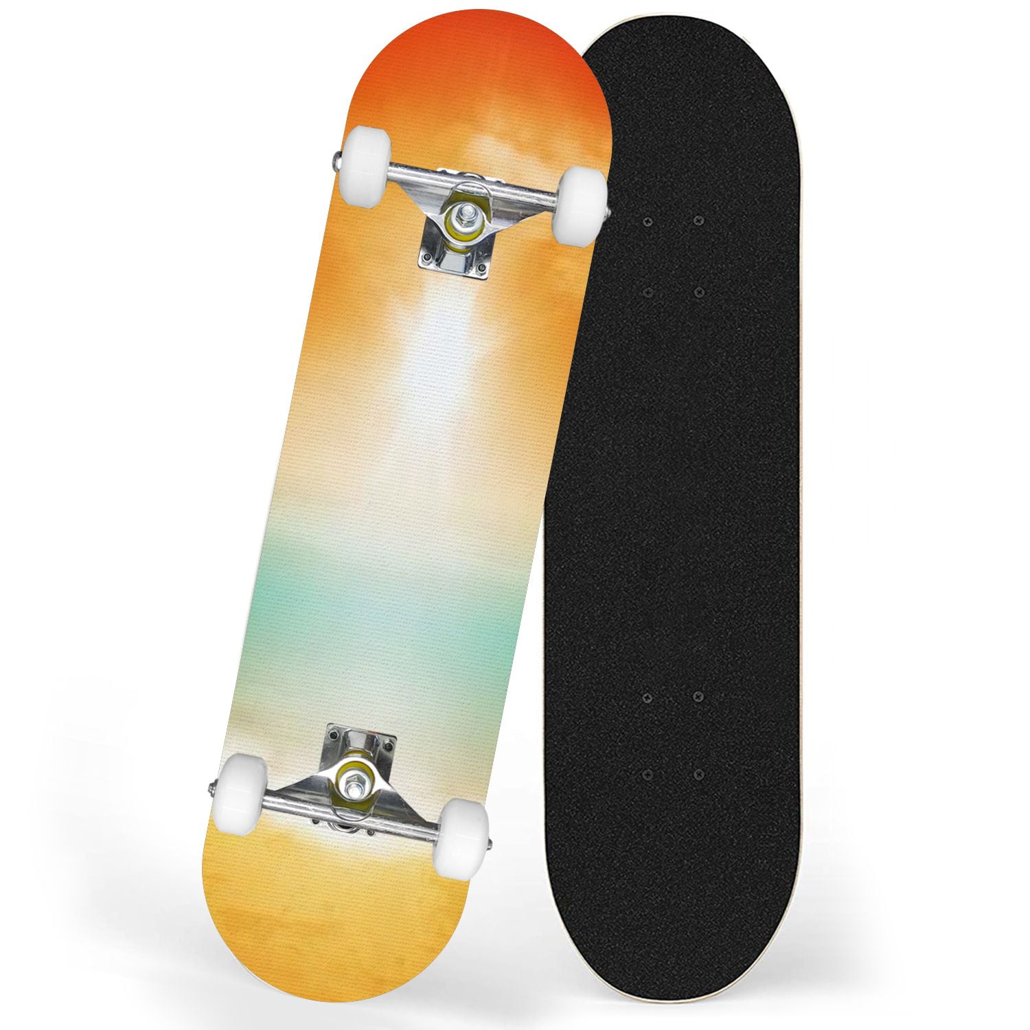 31'' Complete Skateboard 7 Layer Canadian Maple Double Kick Deck ...