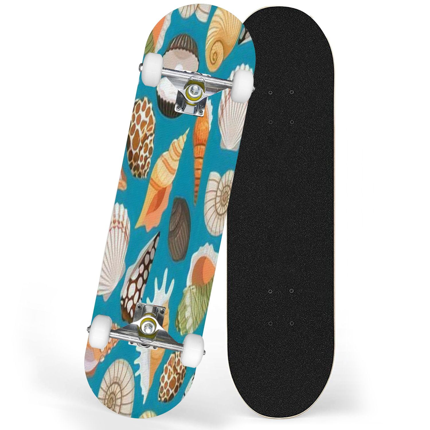 31'' Complete Skateboard 7 Layer Canadian Maple Double Kick Deck ...