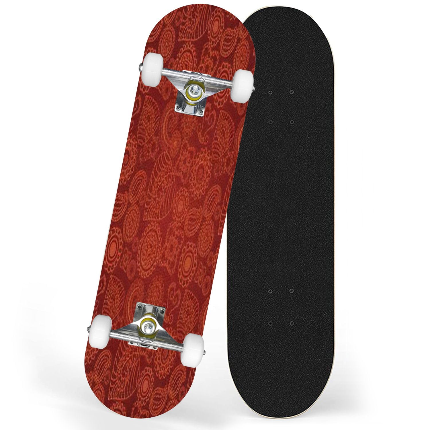 31'' Complete Skateboard 7 Layer Canadian Maple Double Kick Deck ...