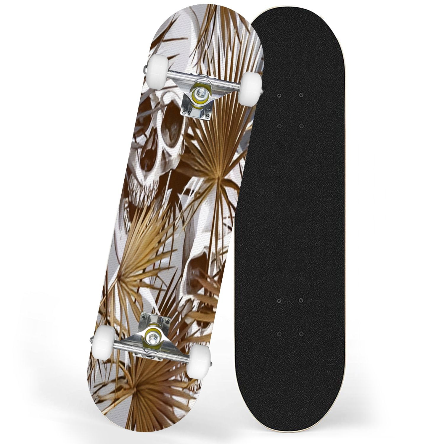 31'' Complete Skateboard 7 Layer Canadian Maple Double Kick Deck ...