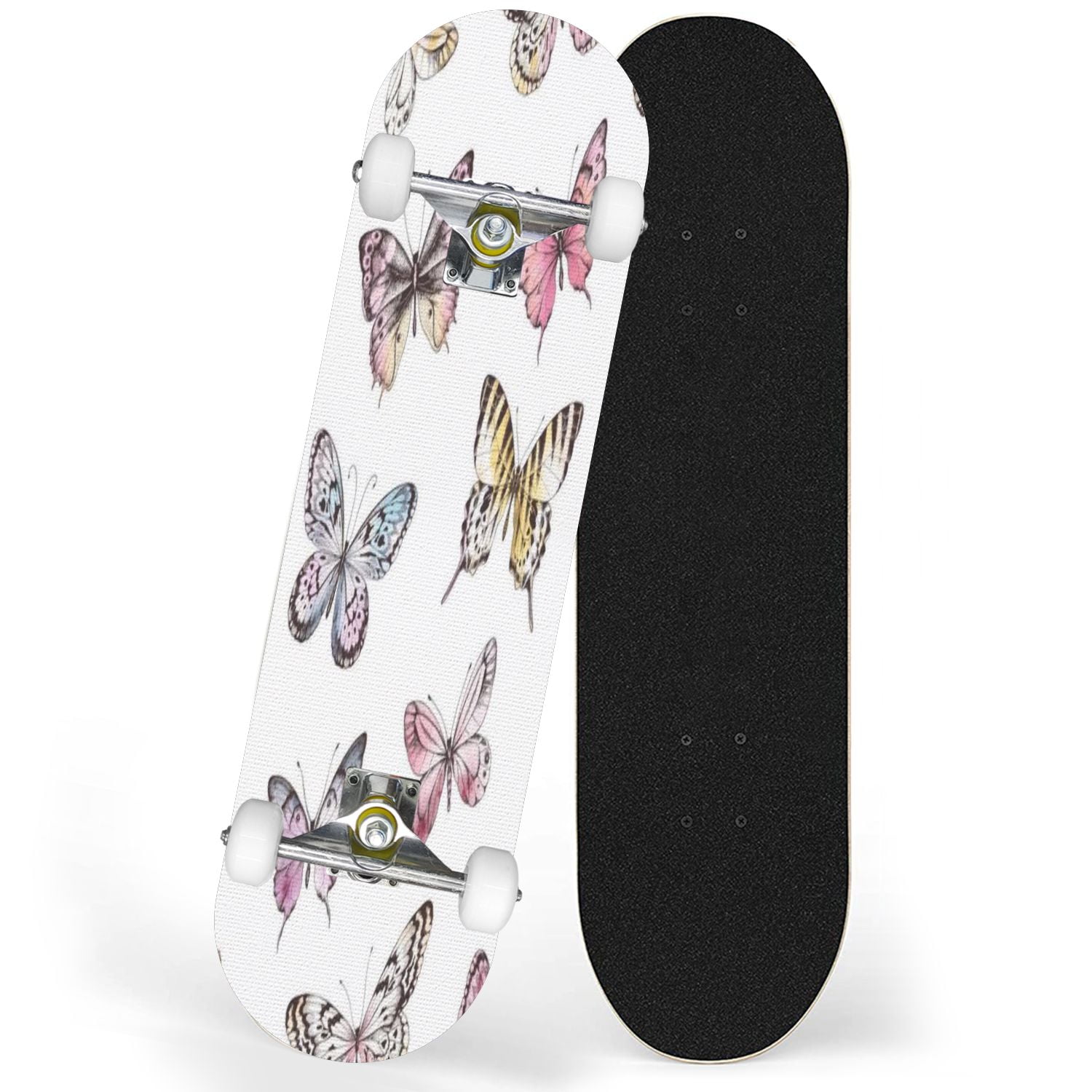 31'' Complete Skateboard 7 Layer Canadian Maple Double Kick Deck ...