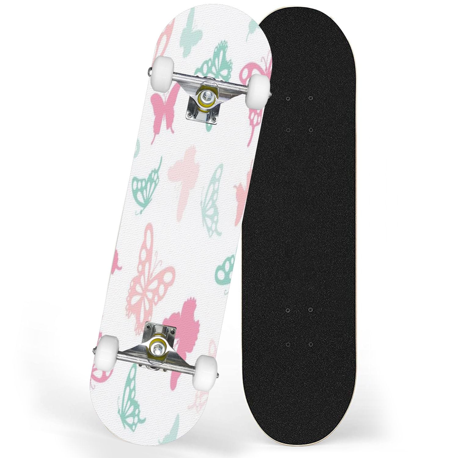 31'' Complete Skateboard 7 Layer Canadian Maple Double Kick Deck ...