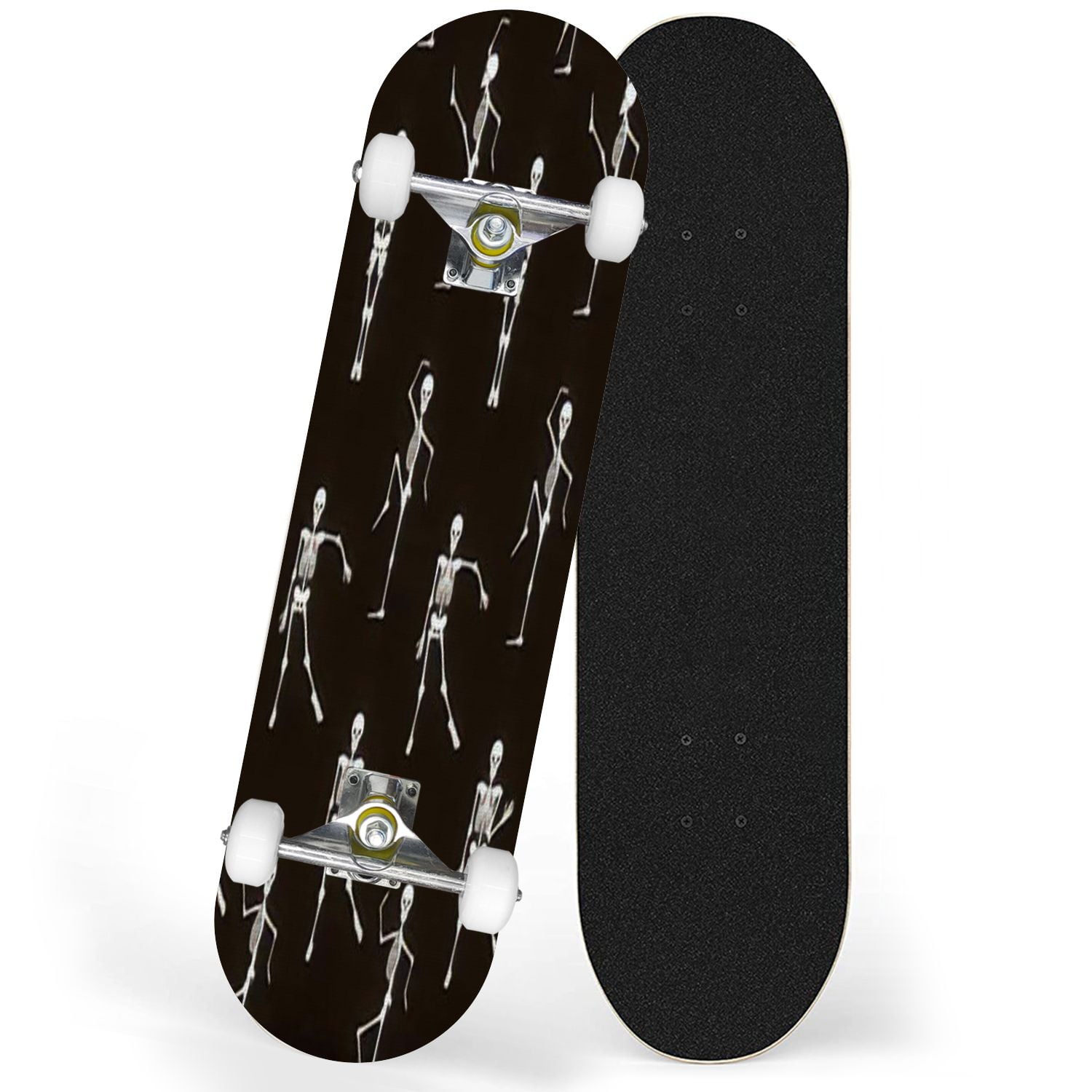 31'' Complete Skateboard 7 Layer Canadian Maple Double Kick Deck ...