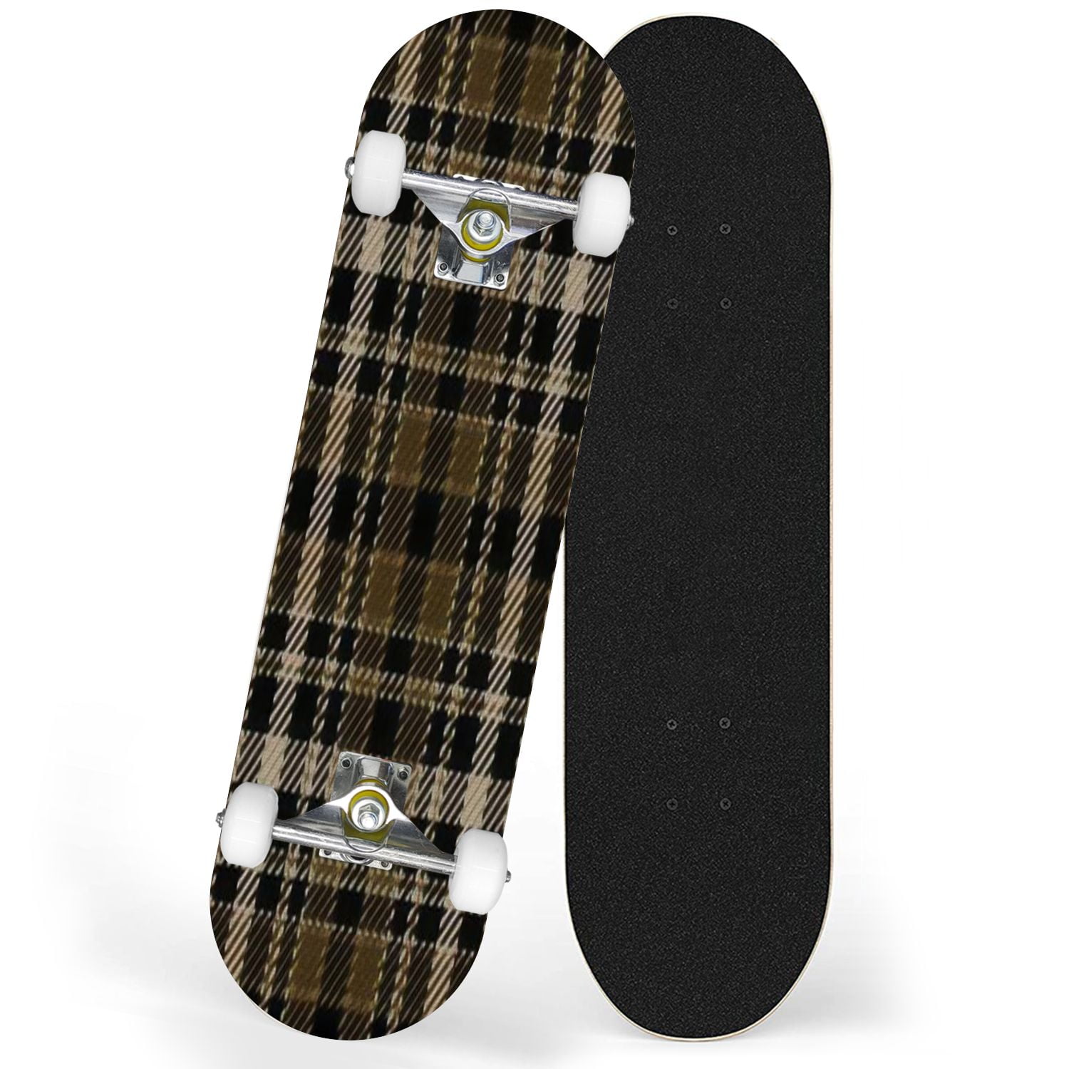 31'' Complete Skateboard 7 Layer Canadian Maple Double Kick Deck ...