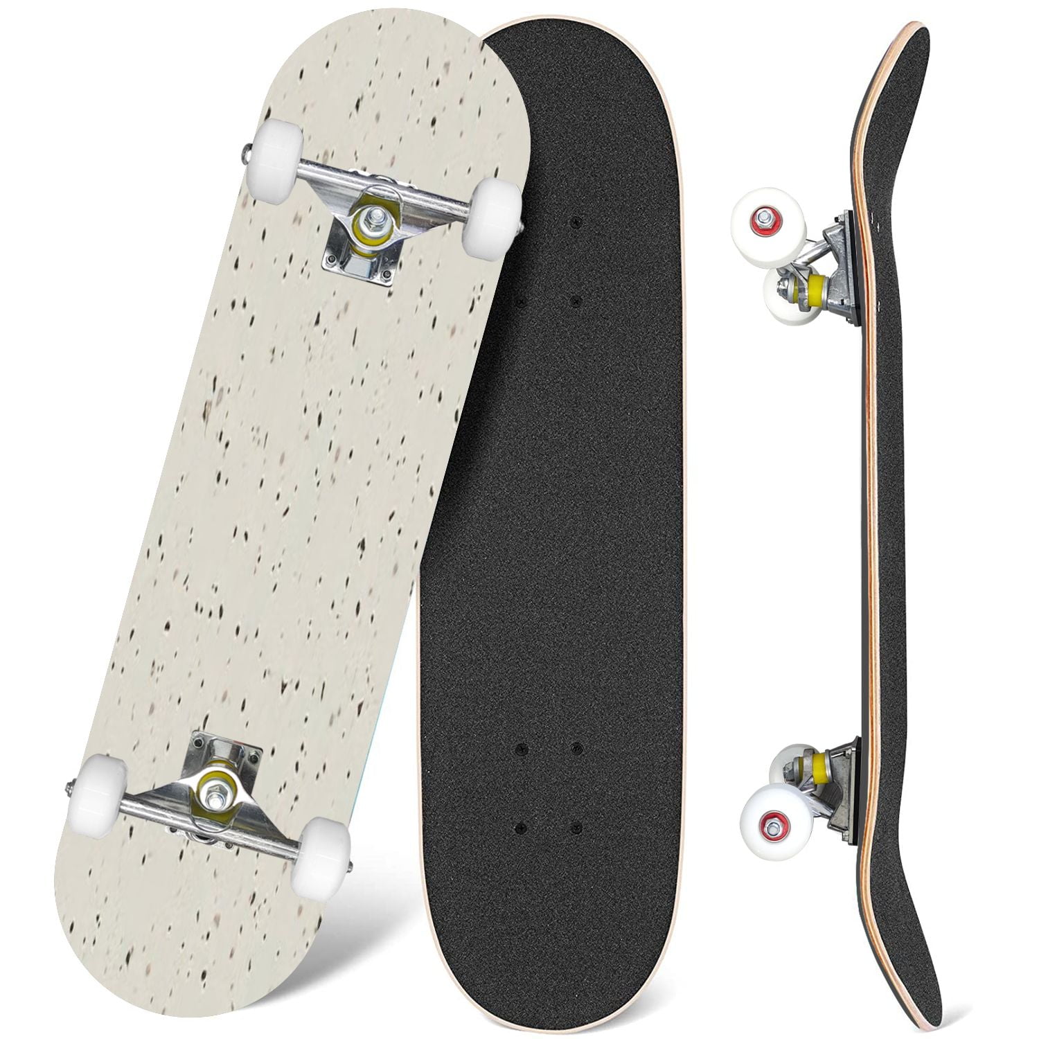 31'' Complete Skateboard 7 Layer Canadian Maple Double Kick Deck ...