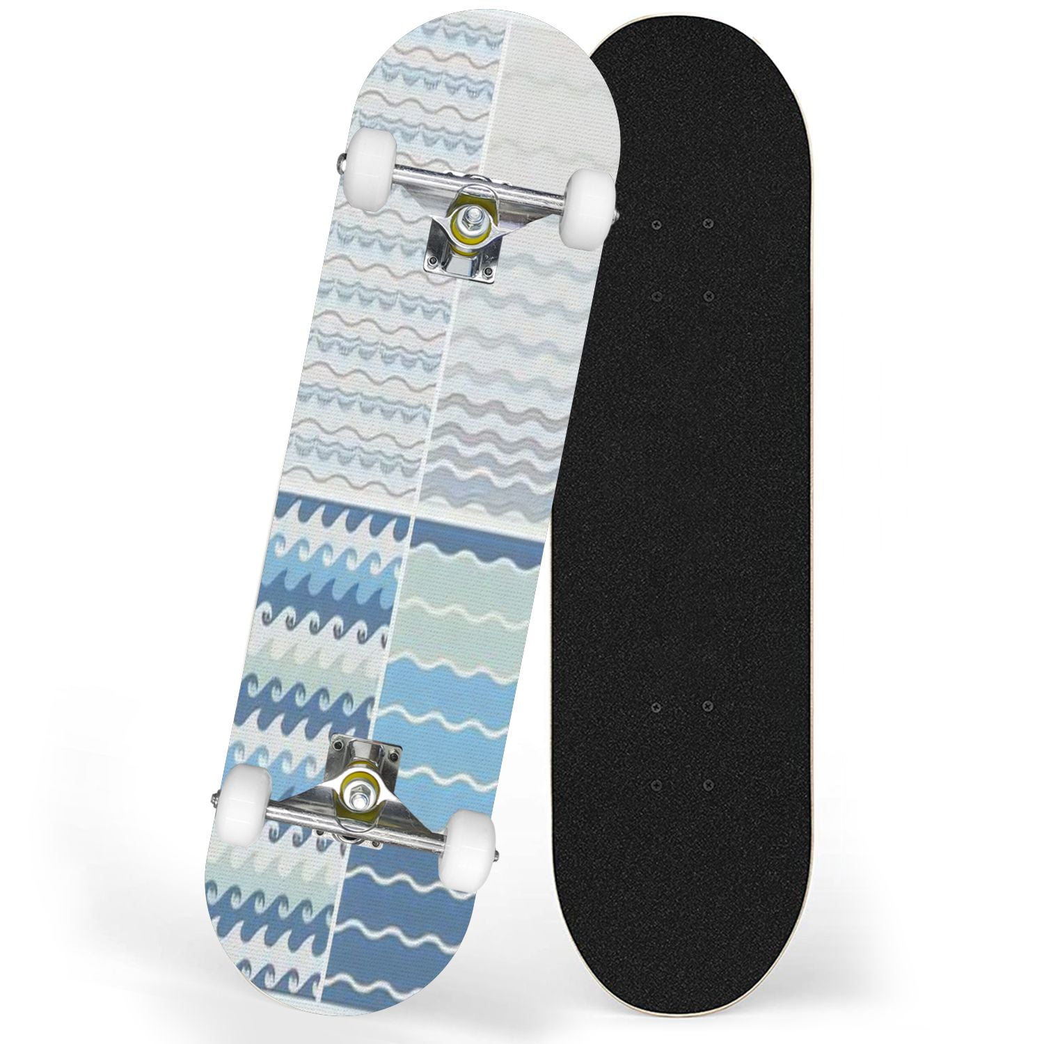 31'' Complete Skateboard 7 Layer Canadian Maple Double Kick Deck ...