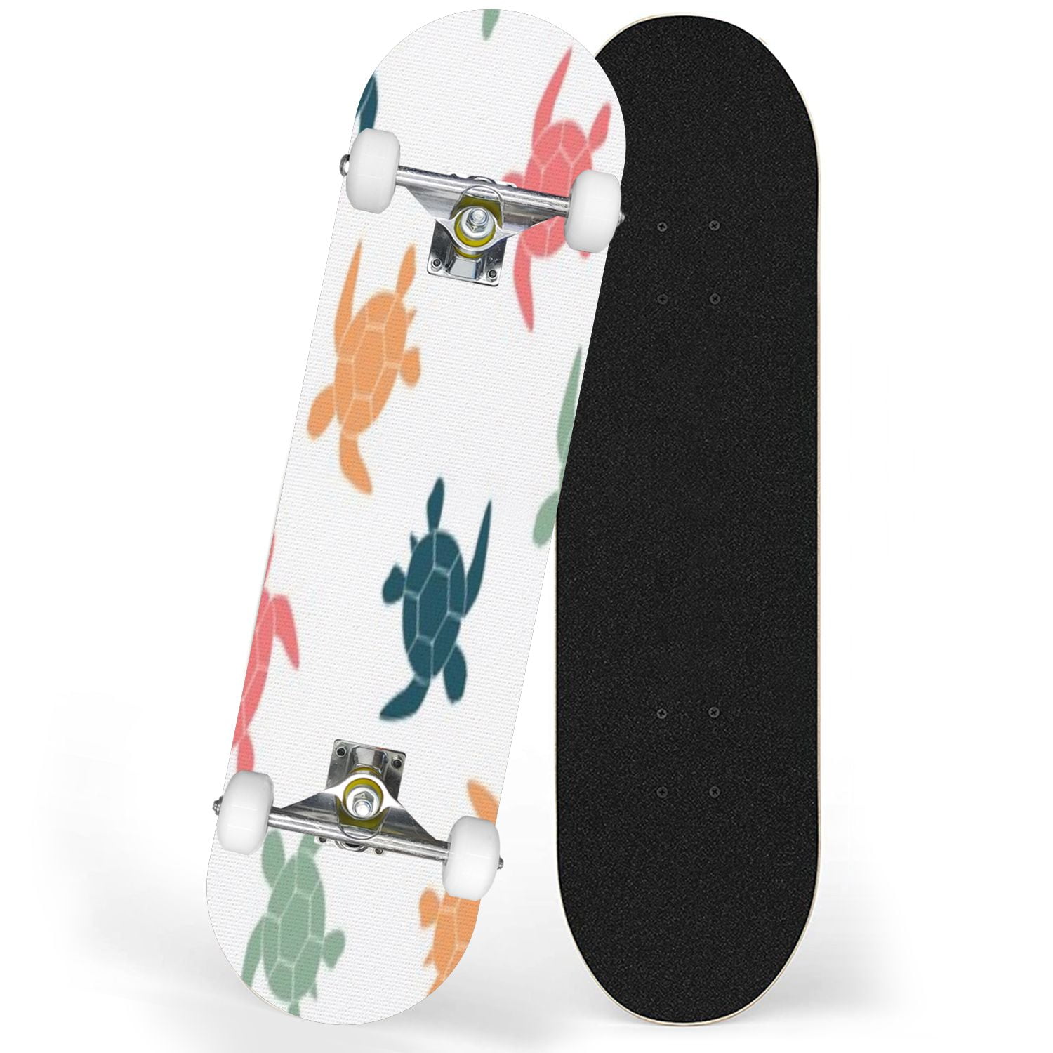 31'' Complete Skateboard 7 Layer Canadian Maple Double Kick Deck ...