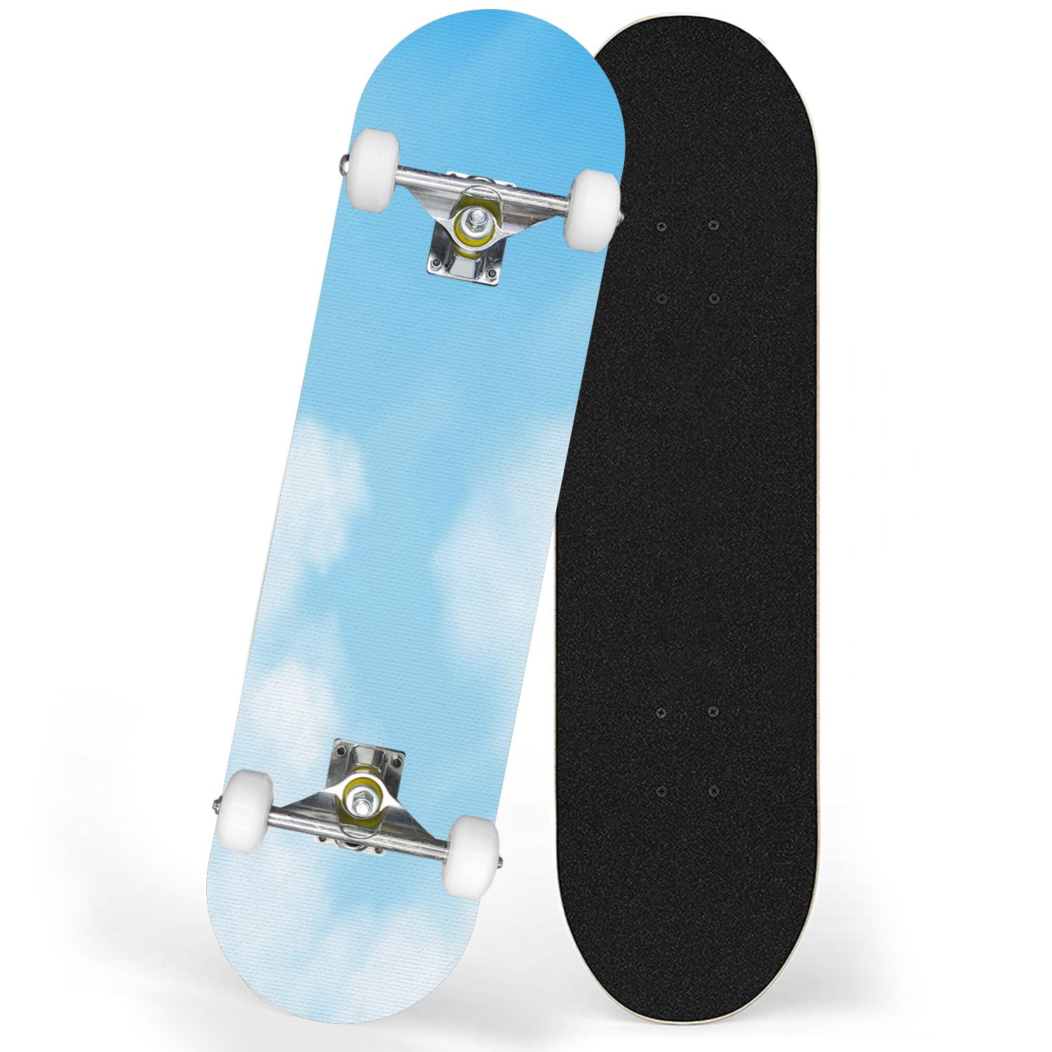 31'' Complete Skateboard 7 Layer Canadian Maple Double Kick Deck ...