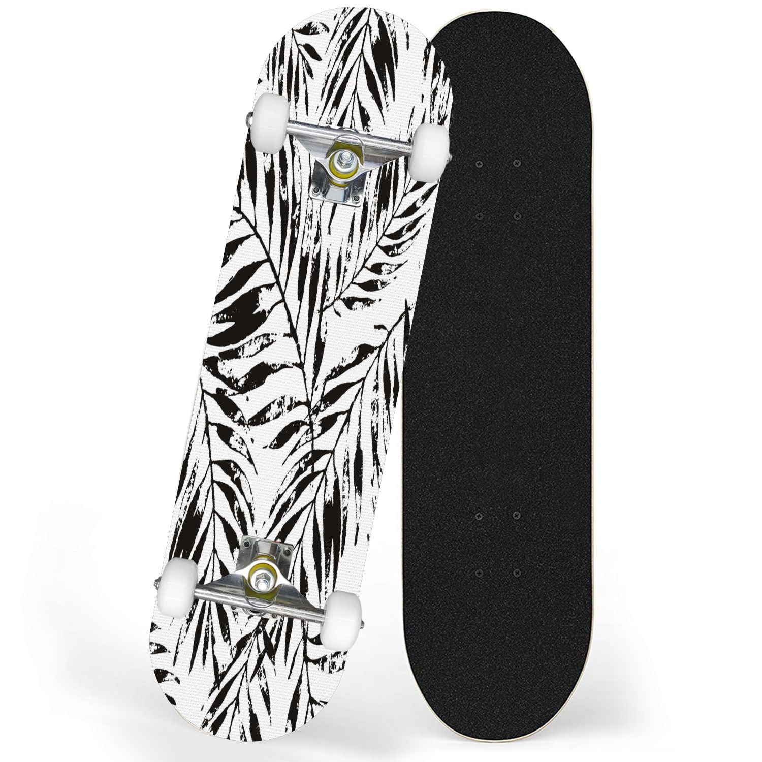 31'' Complete Skateboard 7 Layer Canadian Maple Double Kick Deck ...