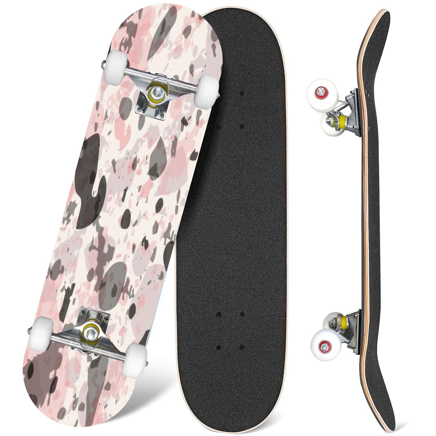 31'' Complete Skateboard 7 Layer Canadian Maple Double Kick Deck ...