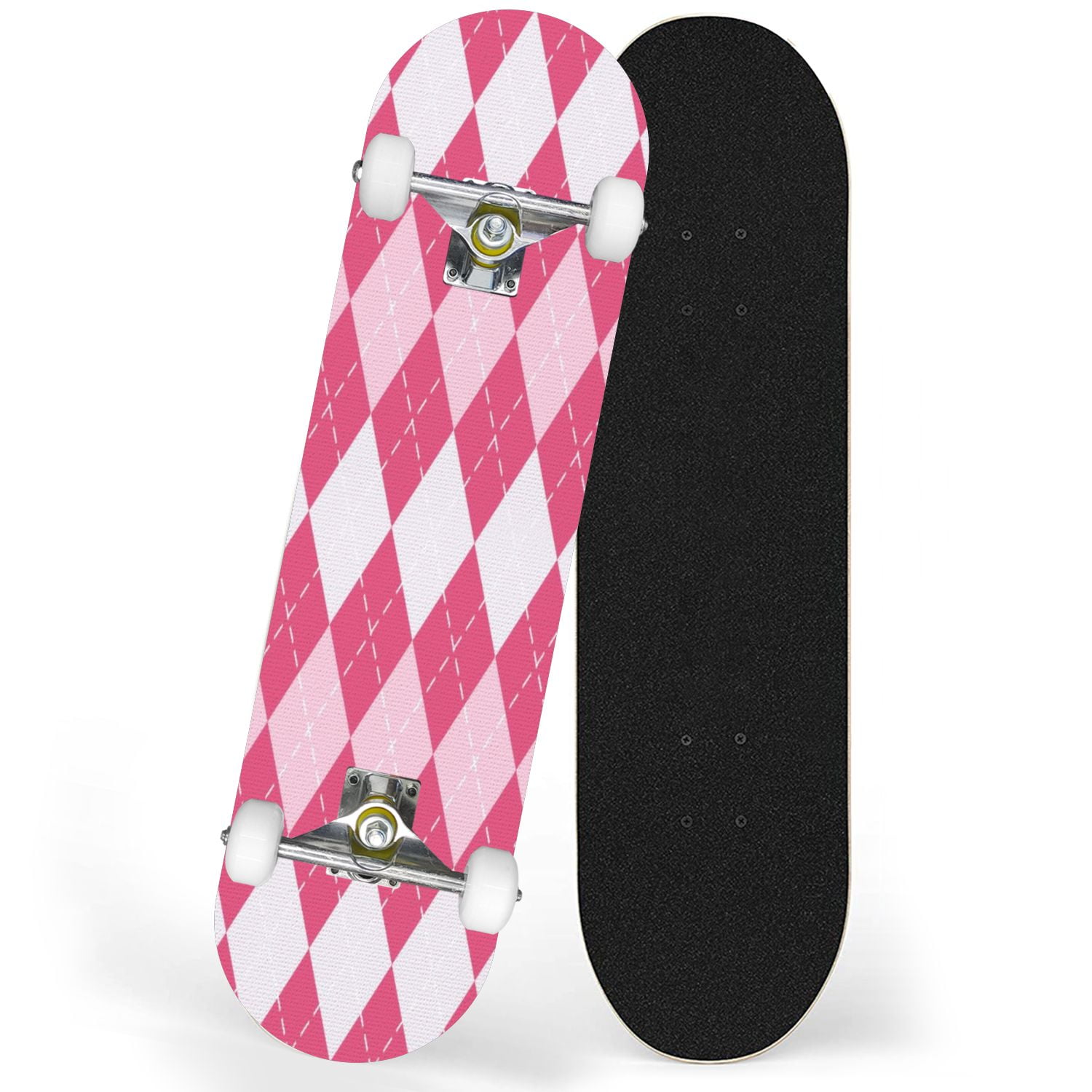 31'' Complete Skateboard 7 Layer Canadian Maple Double Kick Deck ...