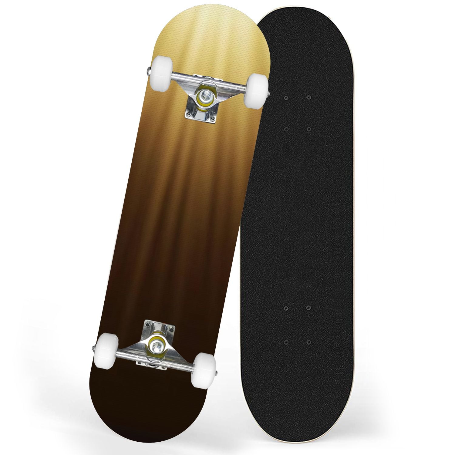 31'' Complete Skateboard 7 Layer Canadian Maple Double Kick Deck ...