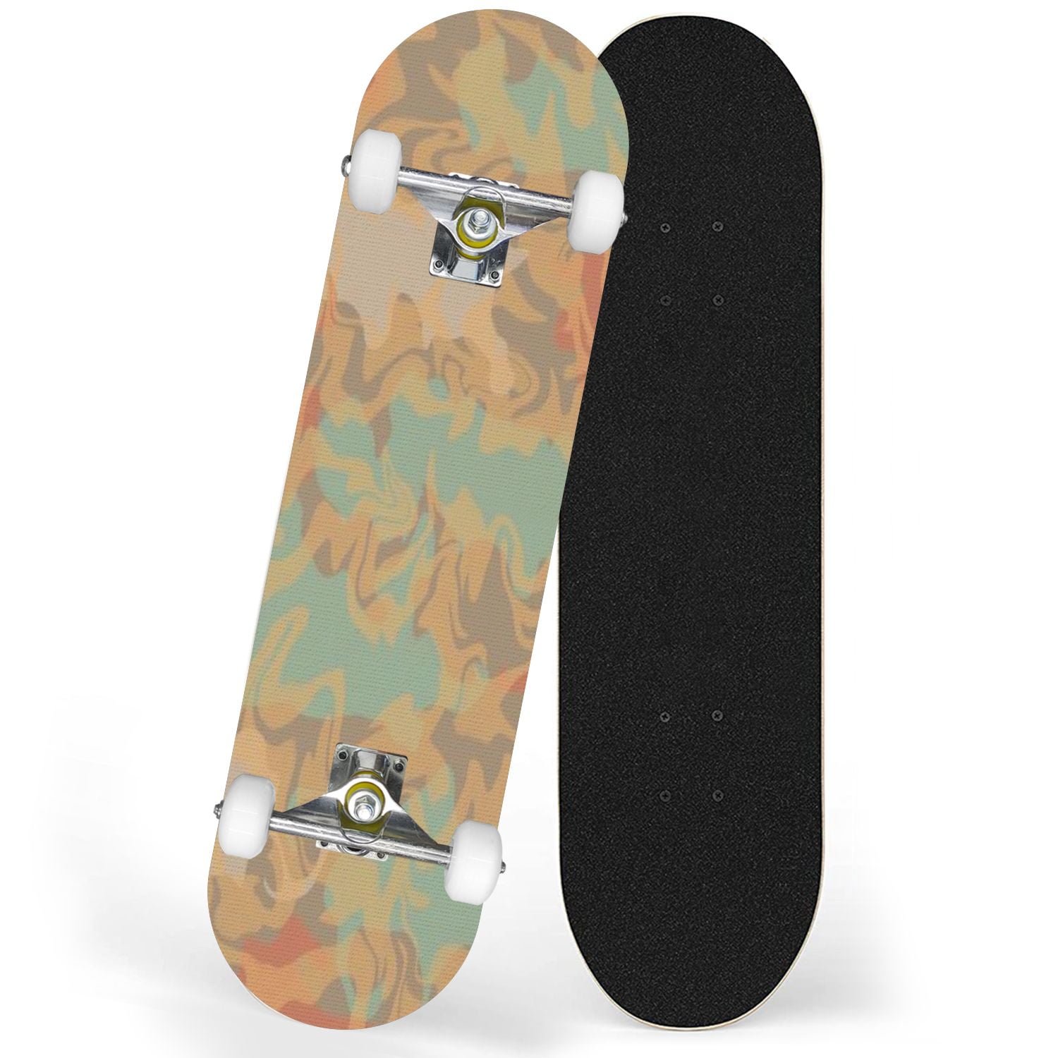 31'' Complete Skateboard 7 Layer Canadian Maple Double Kick Deck ...