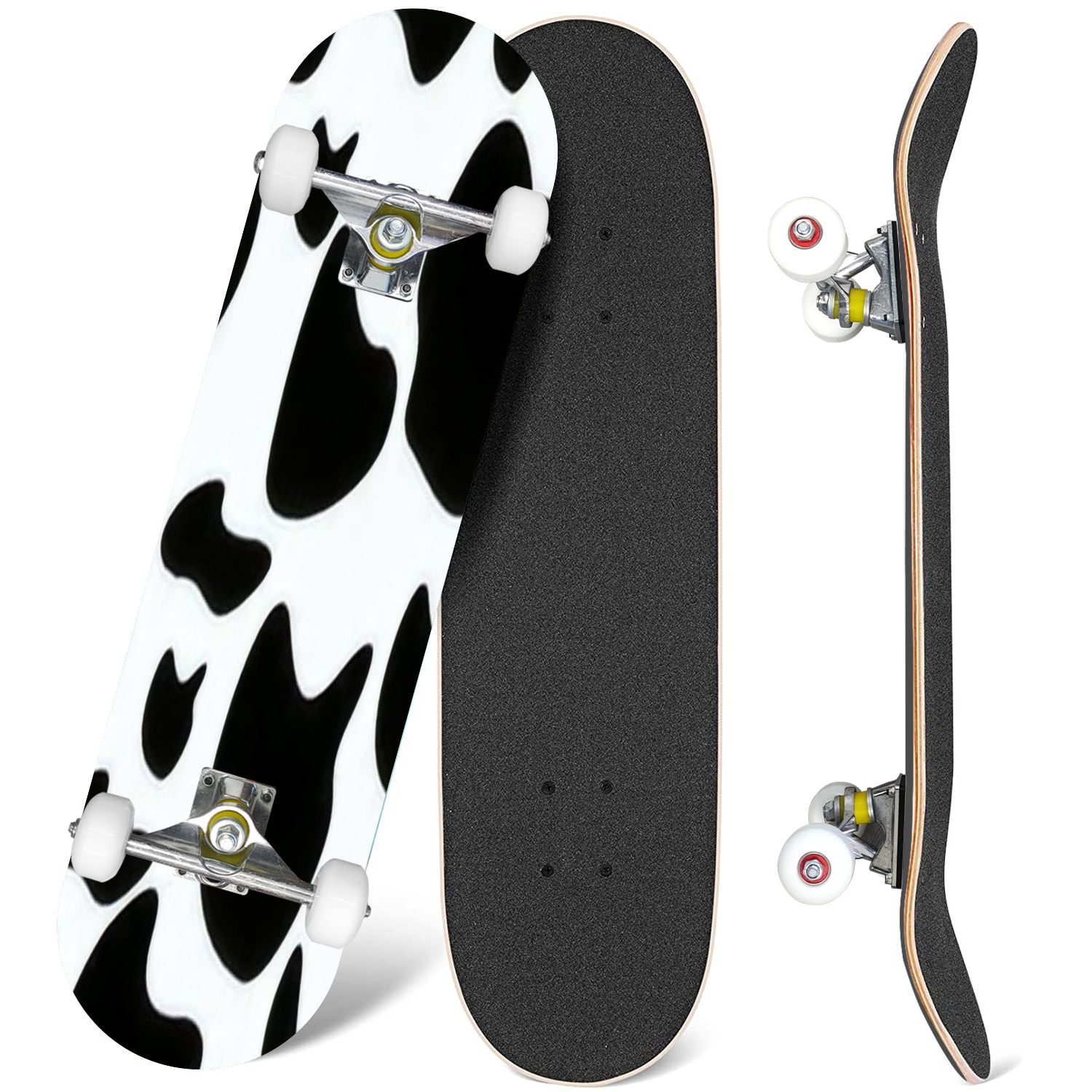 31'' Complete Skateboard 7 Layer Canadian Maple Double Kick Deck ...
