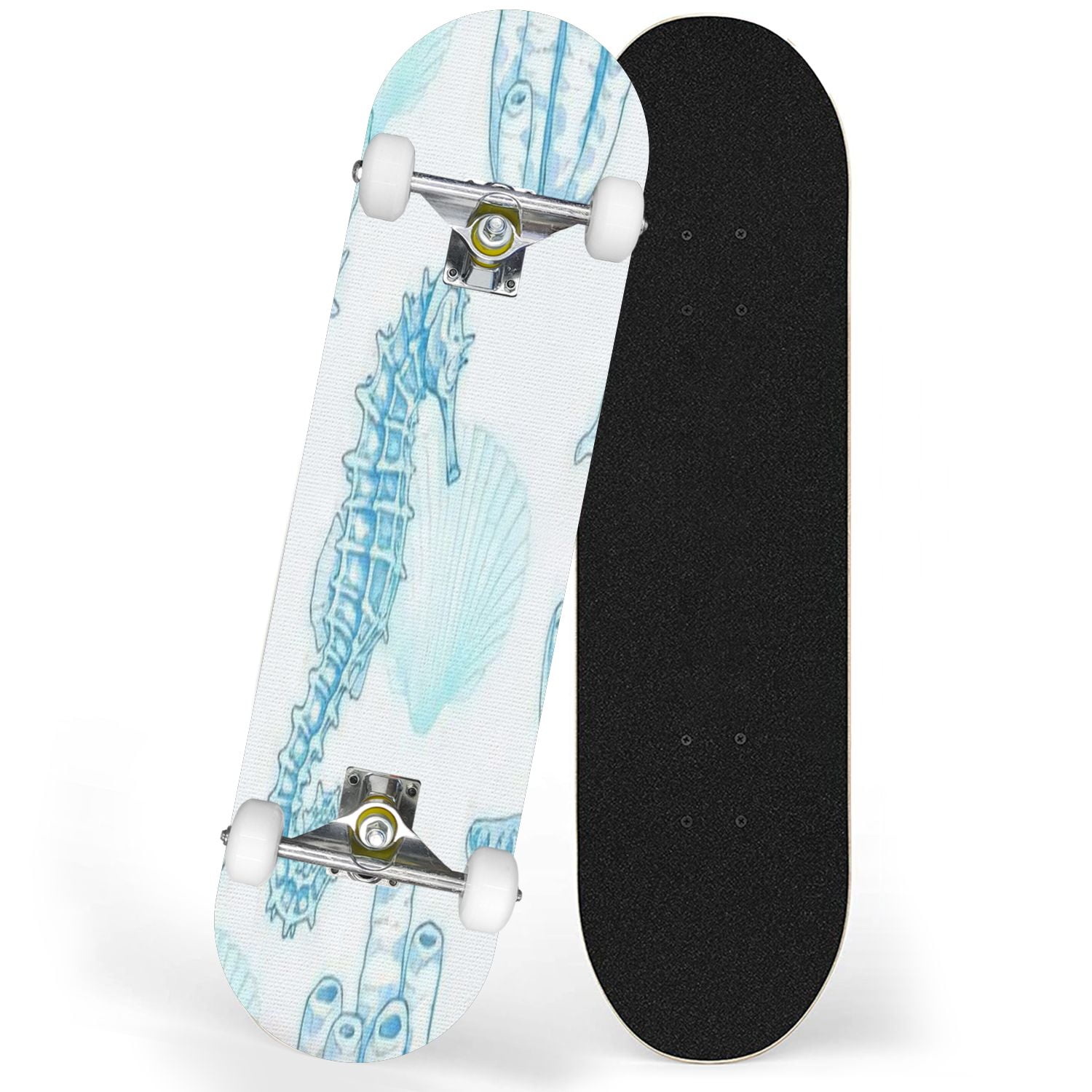 31'' Complete Skateboard 7 Layer Canadian Maple Double Kick Deck ...