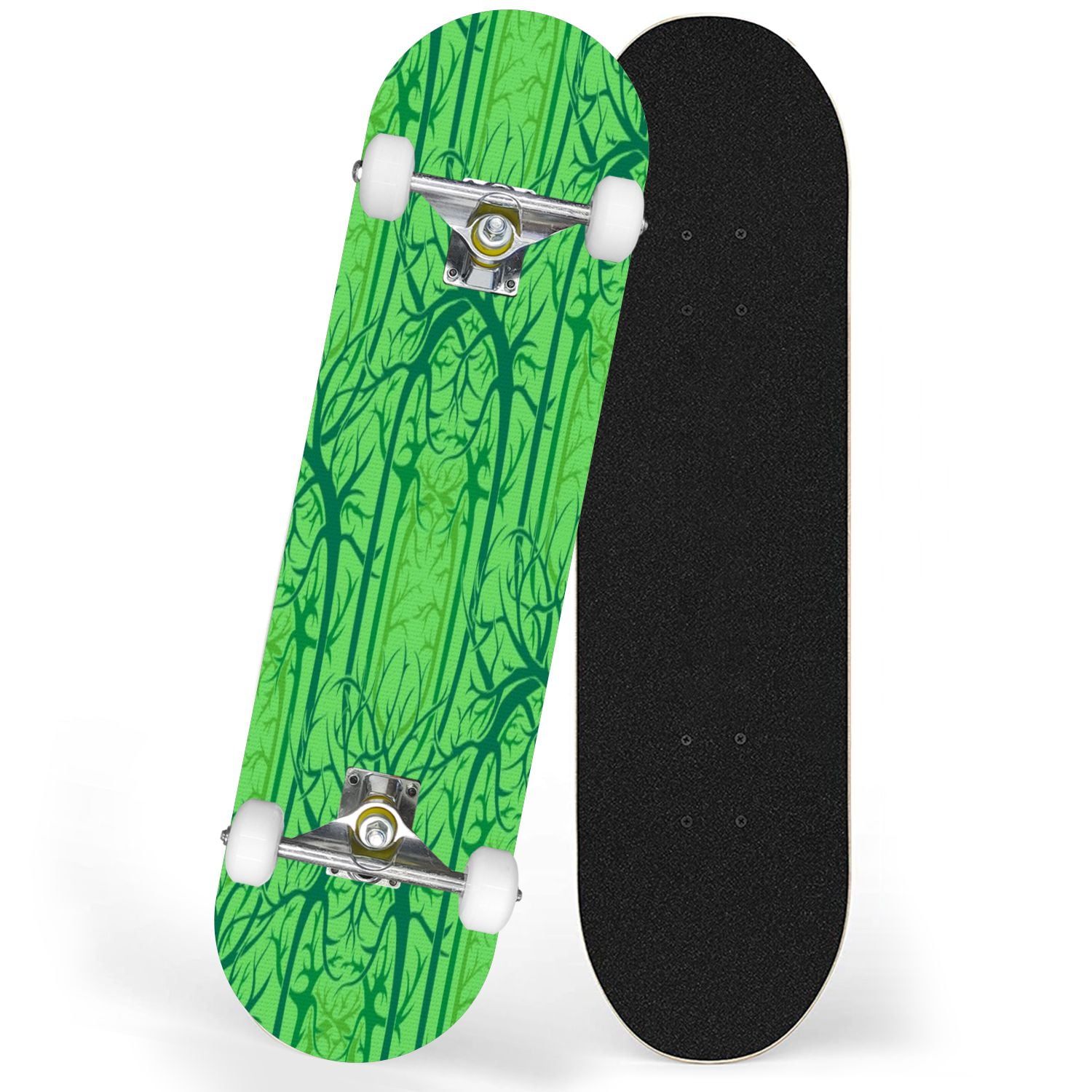 31'' Complete Skateboard 7 Layer Canadian Maple Double Kick Deck ...
