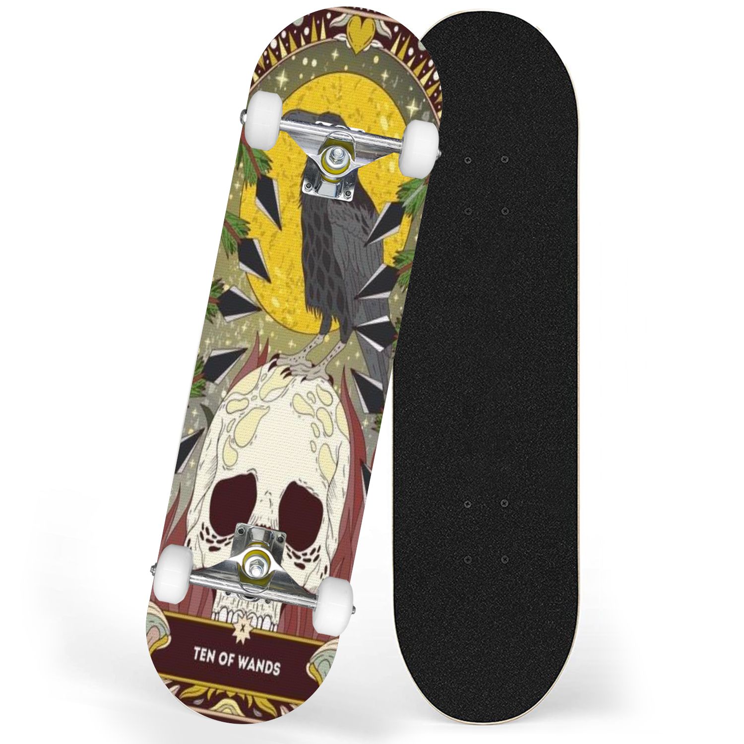 31'' Complete Skateboard for Kids 7 Layer Canadian Maple Double Kick ...