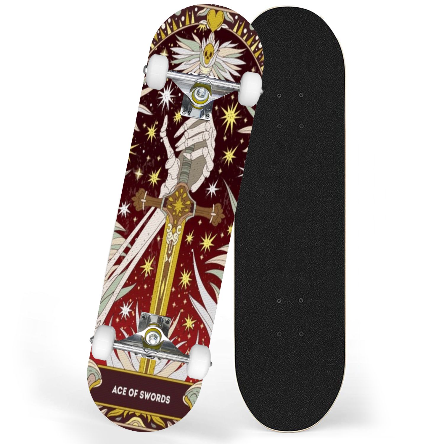 31'' Complete Skateboard for Kids 7 Layer Canadian Maple Double Kick ...