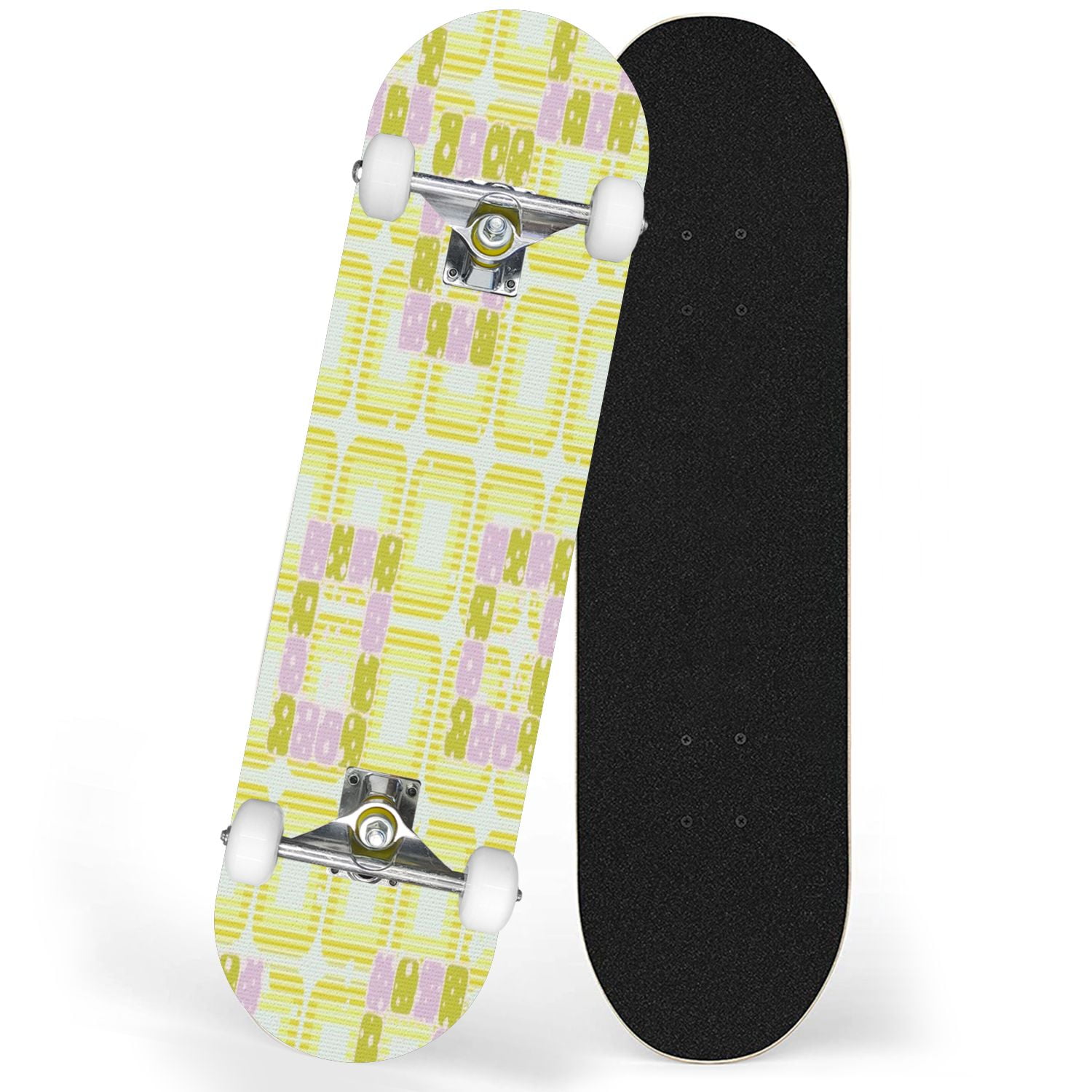 31'' Complete Skateboard for Kids 7 Layer Canadian Maple Double Kick ...