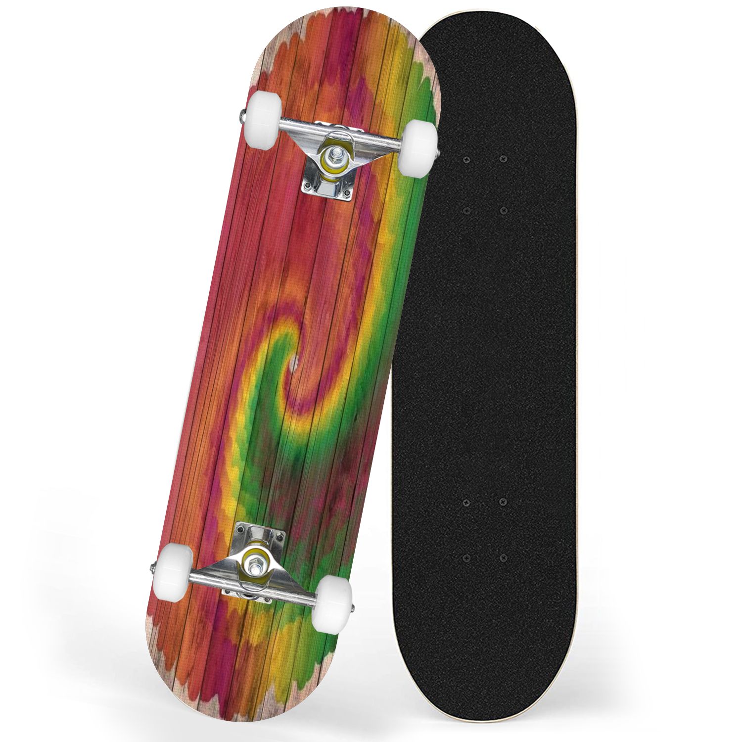 31'' Complete Skateboard for Kids 7 Layer Canadian Maple Double Kick ...