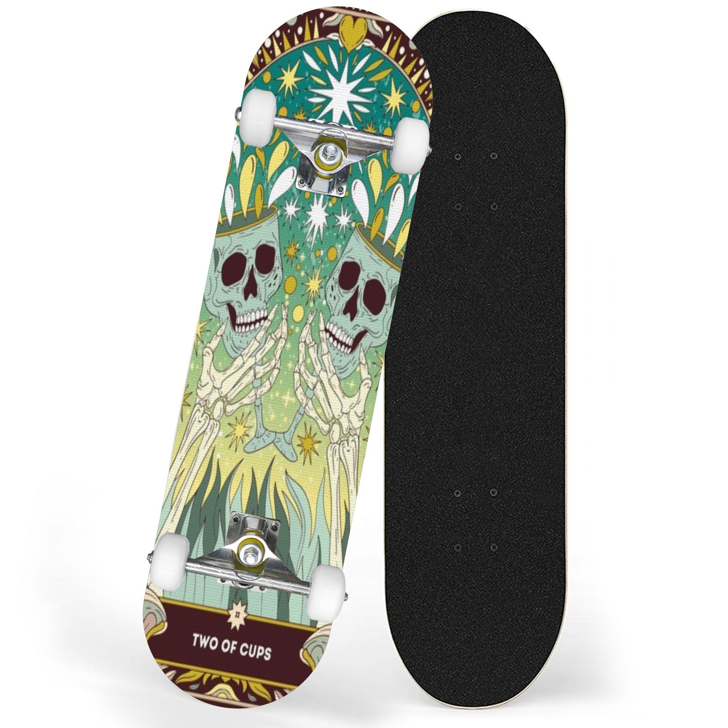 31'' Complete Skateboard for Kids 7 Layer Canadian Maple Double Kick ...