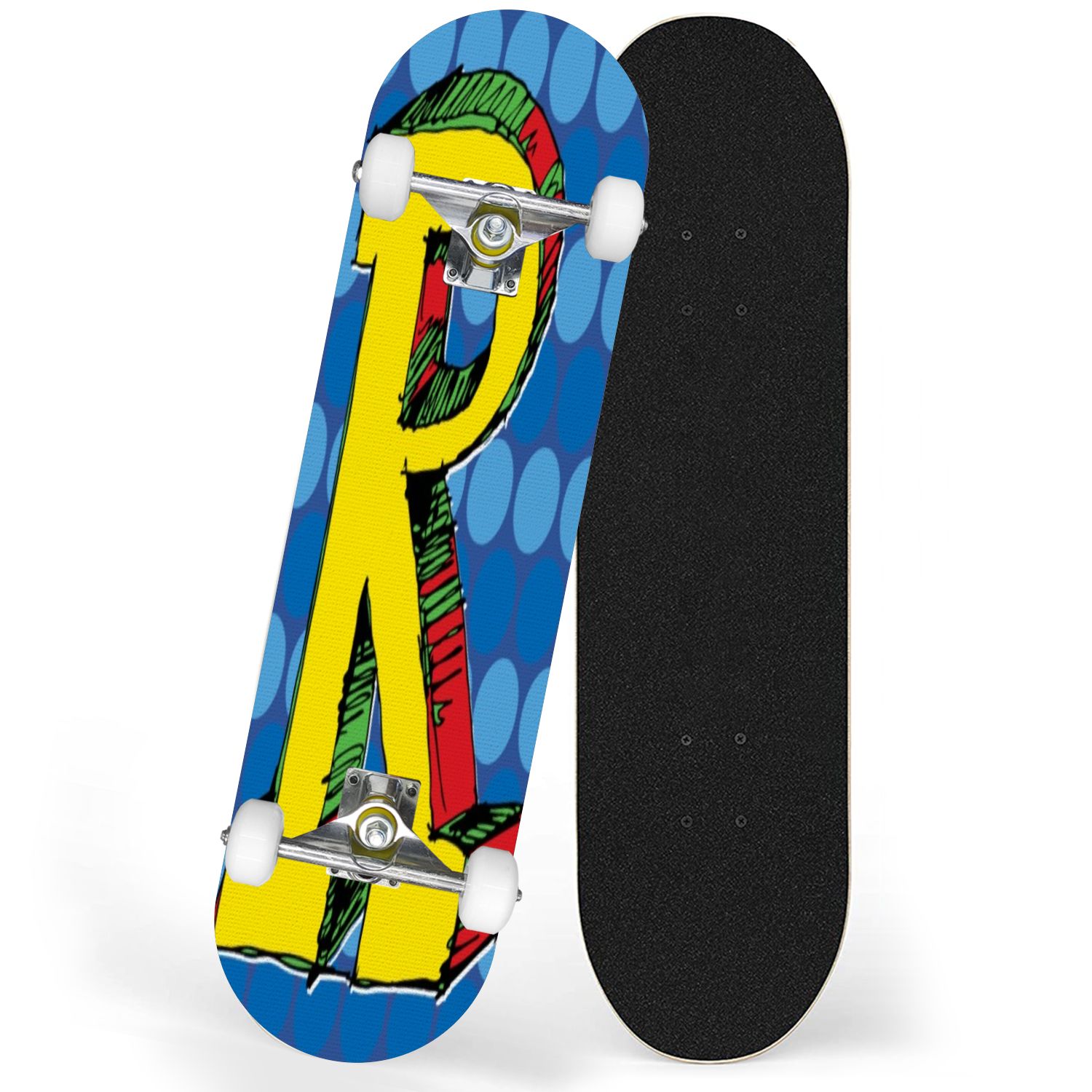 31'' Complete Skateboard for Kids 7 Layer Canadian Maple Double Kick ...