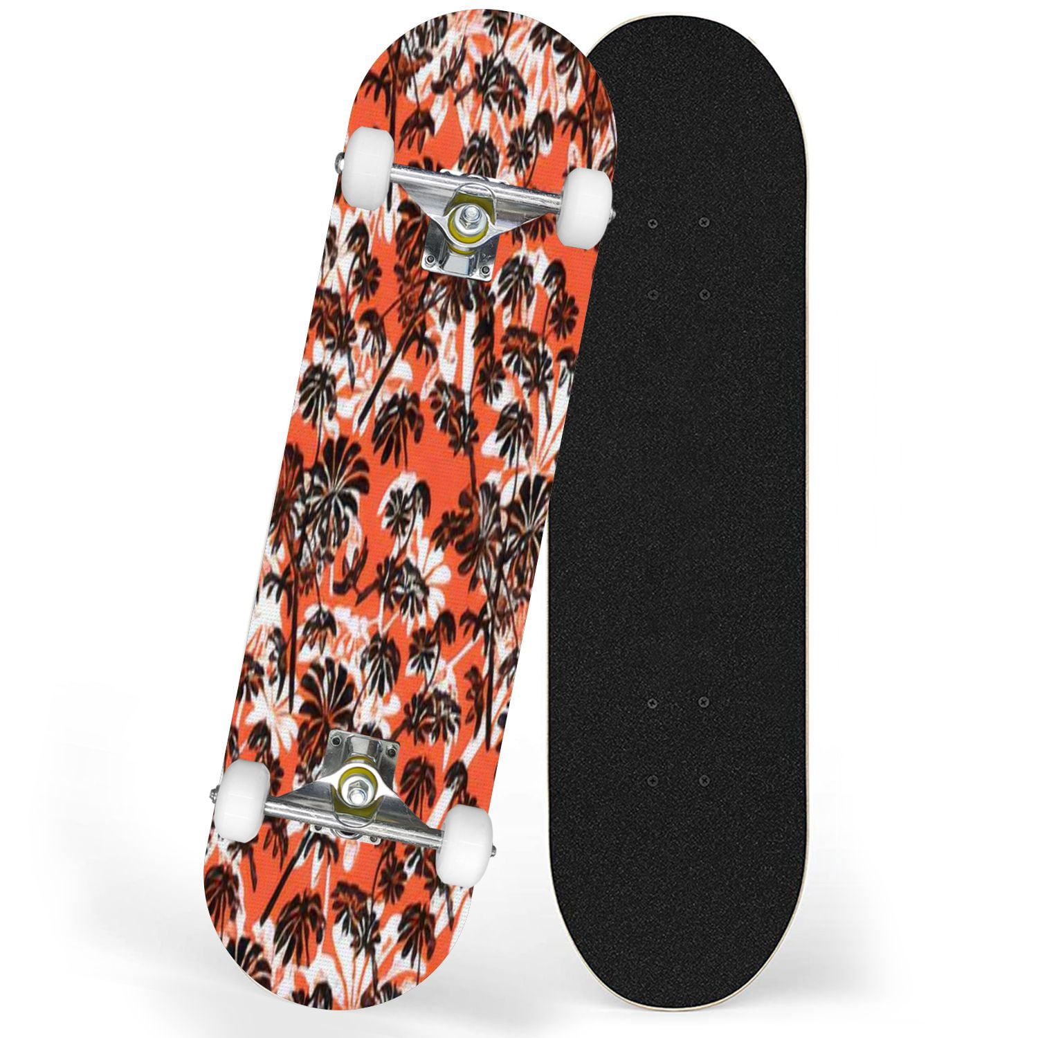 31'' Complete Skateboard for Kids 7 Layer Canadian Maple Double Kick ...