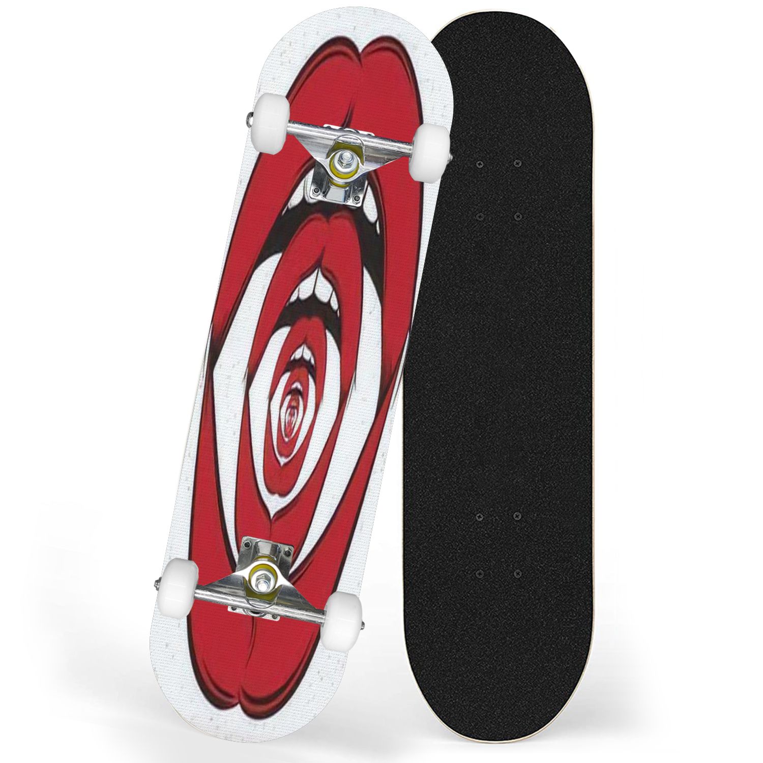 31'' Complete Skateboard for Kids 7 Layer Canadian Maple Double Kick ...